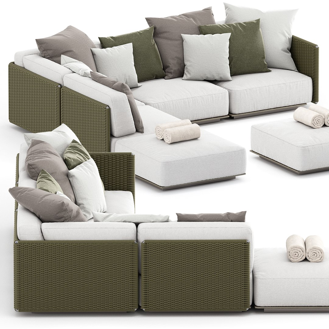 Eddy Outdoor Sofa 2 Model - TurboSquid 1601766