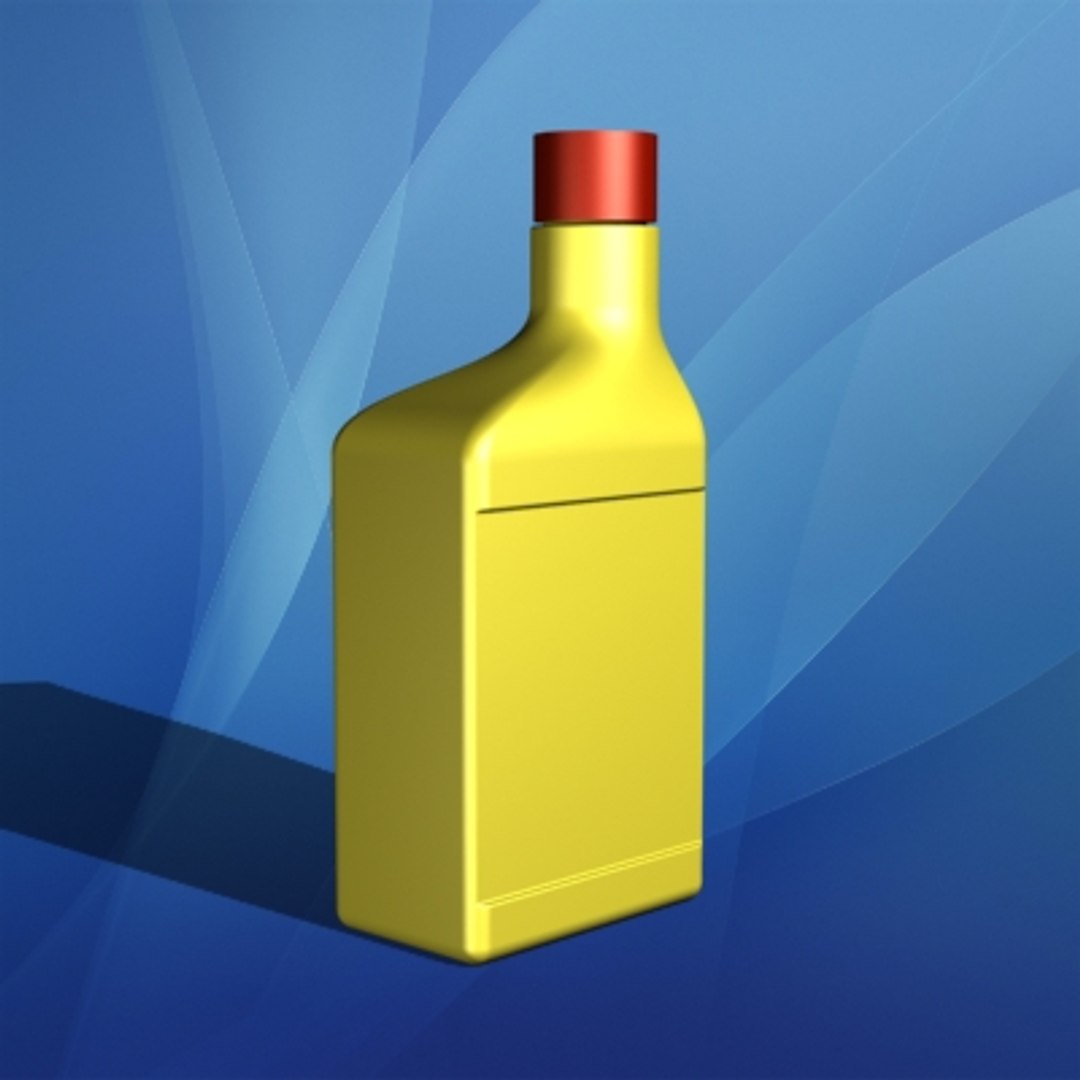 engine oil quart container 3d 3ds
