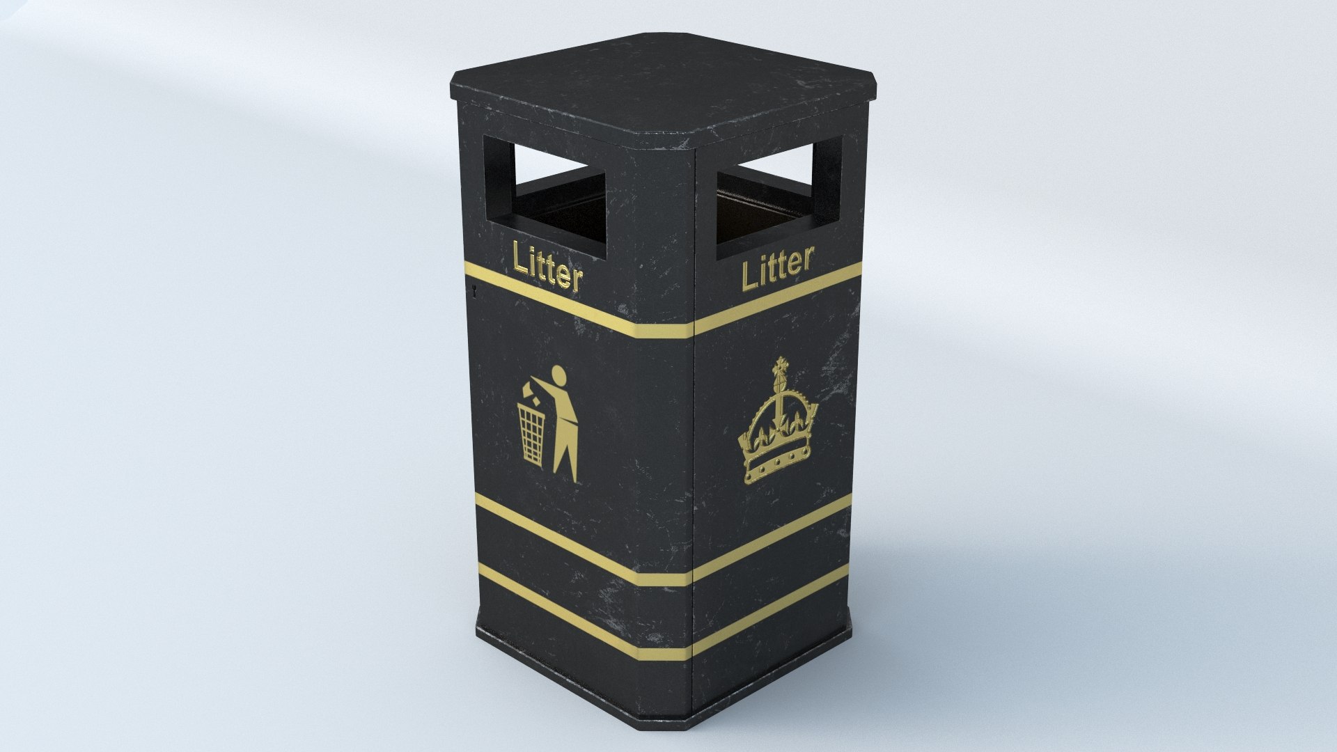 London Bin HD Model - TurboSquid 1743270
