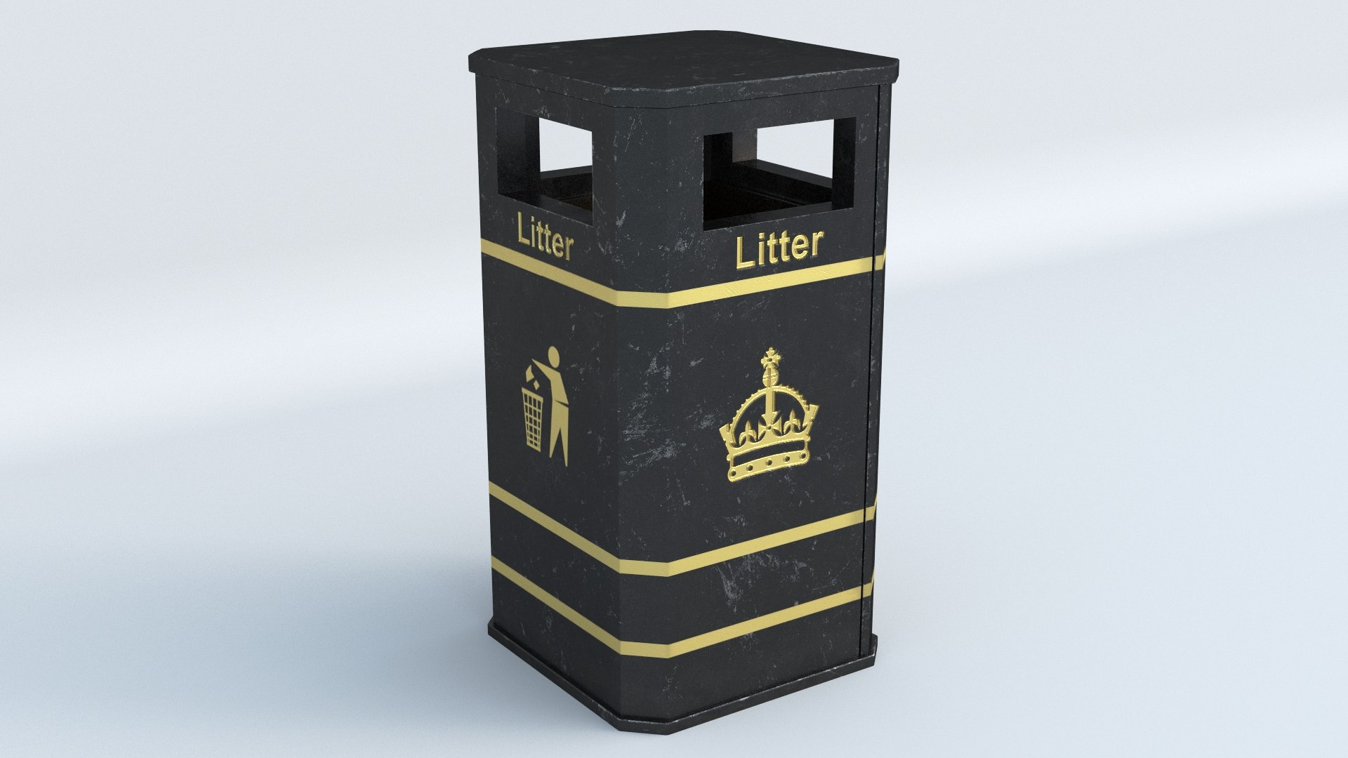 London Bin HD Model - TurboSquid 1743270