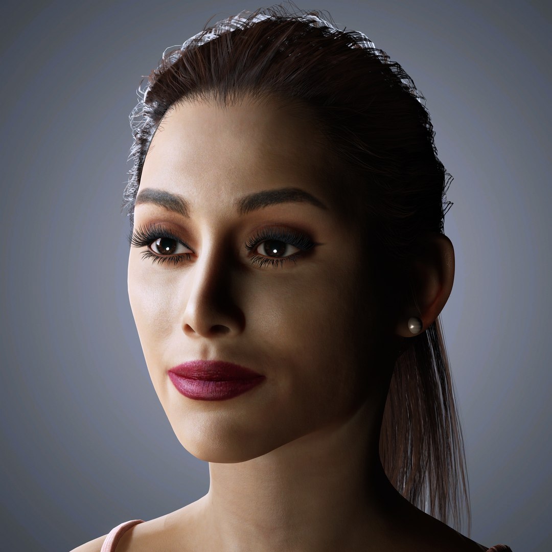 3D Ariana Grande Character 3D Model Low-poly - TurboSquid 2296947