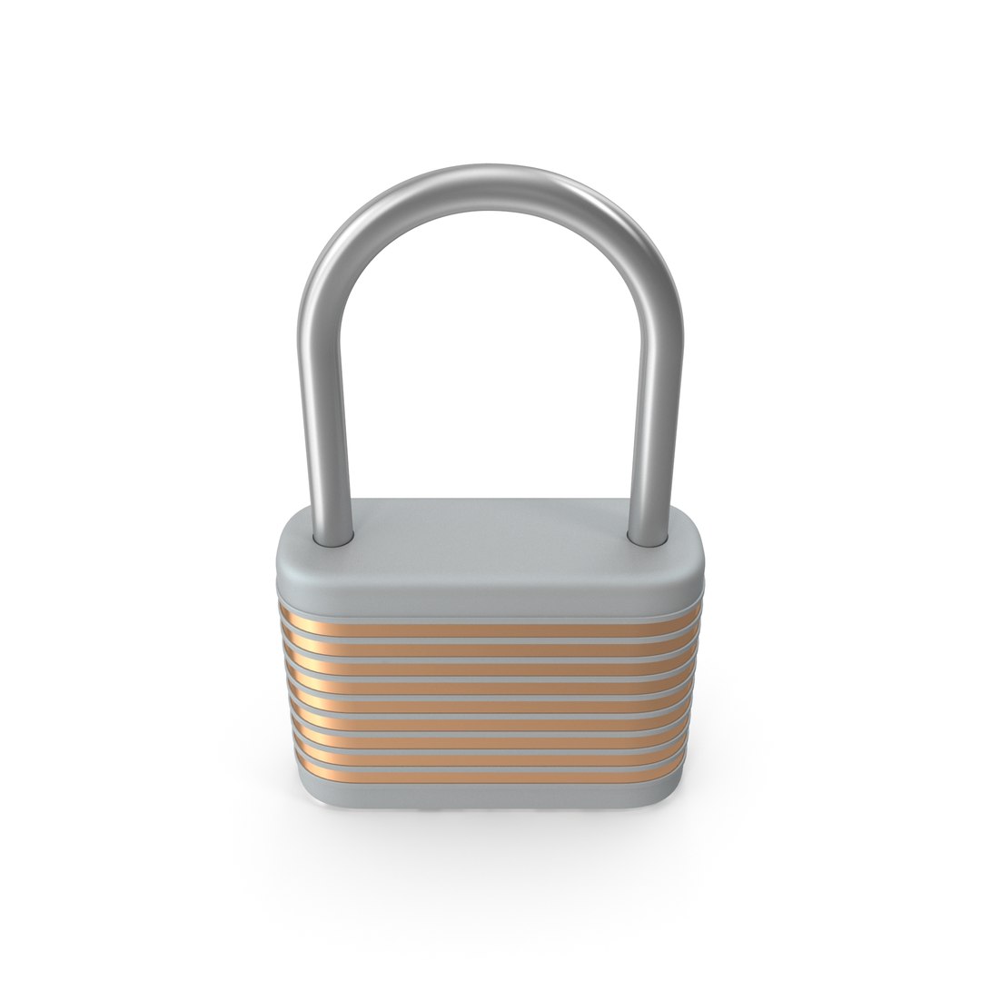 3D Lock Sliding Bolt Model - TurboSquid 2163918