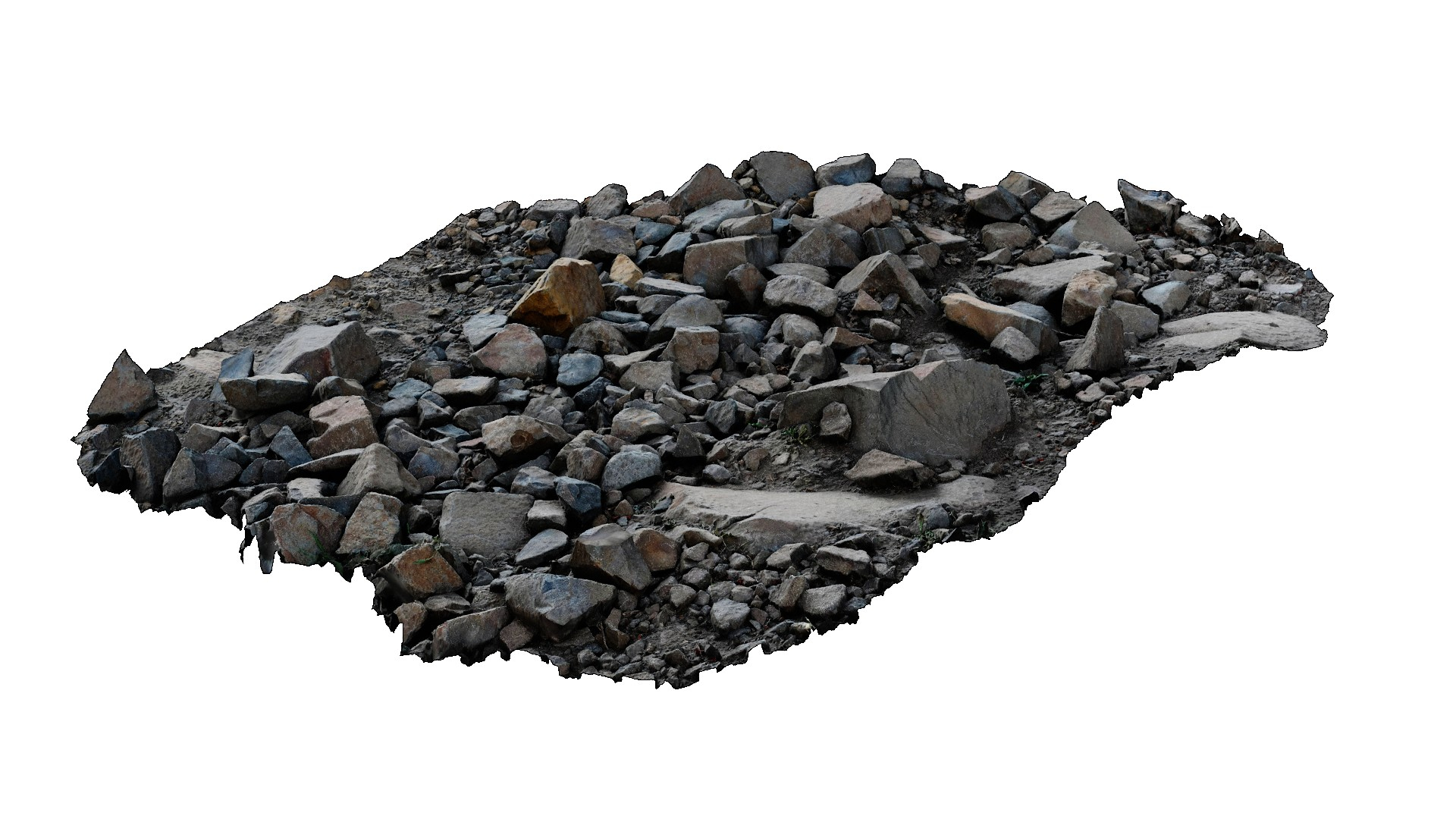 3D Model Rock Pile 2 - TurboSquid 2236216