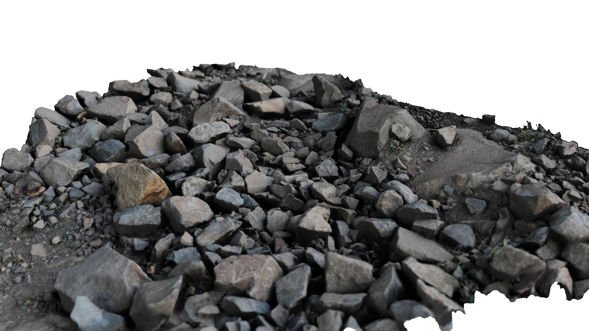3D Model Rock Pile 2 - TurboSquid 2236216
