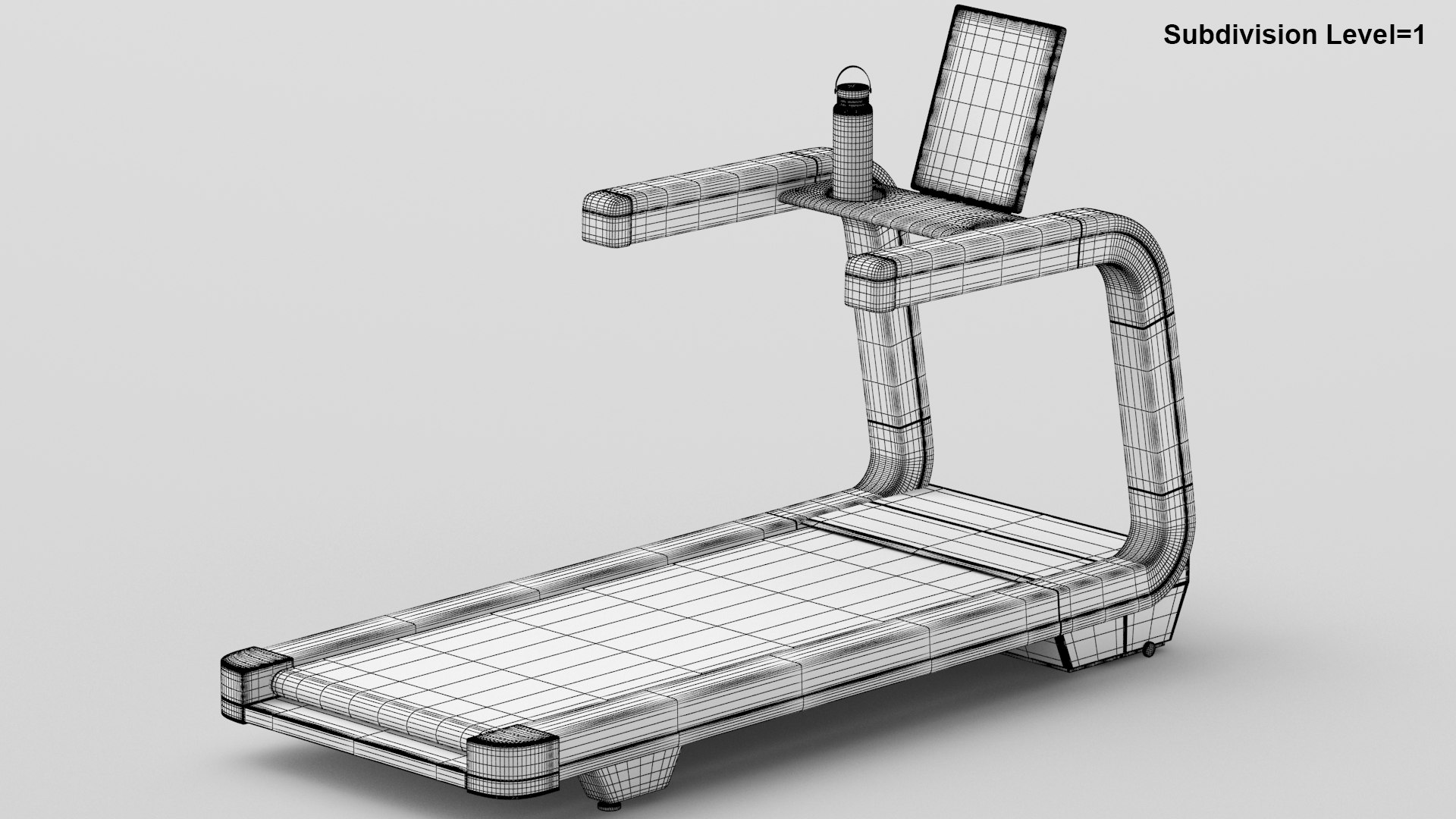 3D Model Treadmill 01 - TurboSquid 1753244