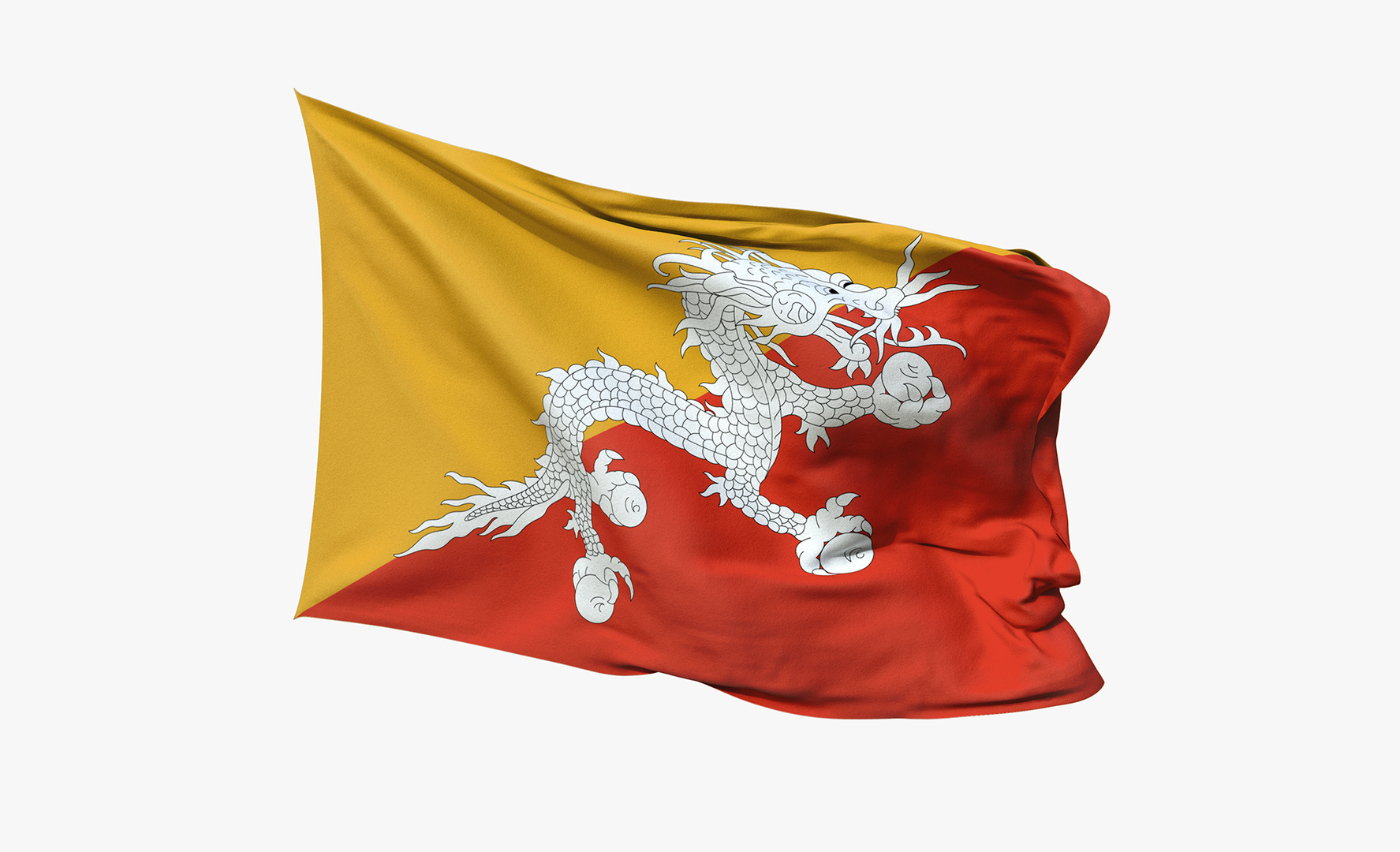 Realistic Animated Flag - Microtexture Rigged - Put your own texture ...