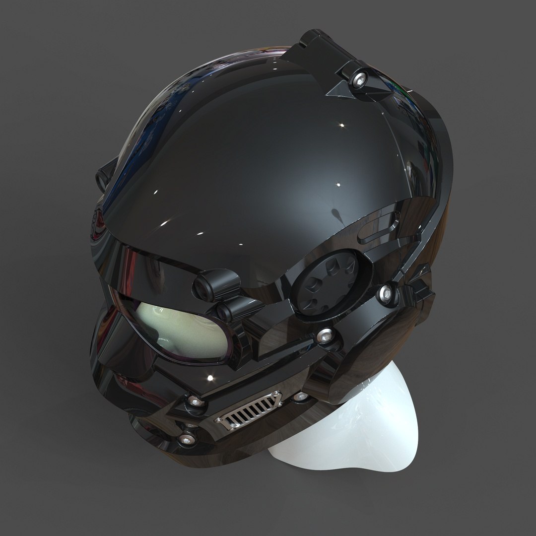 3D Helmet H1v1 Male Head Model - TurboSquid 1483324