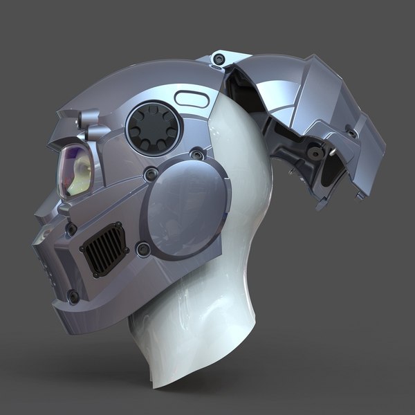 3D helmet h1v1 male head model - TurboSquid 1483324