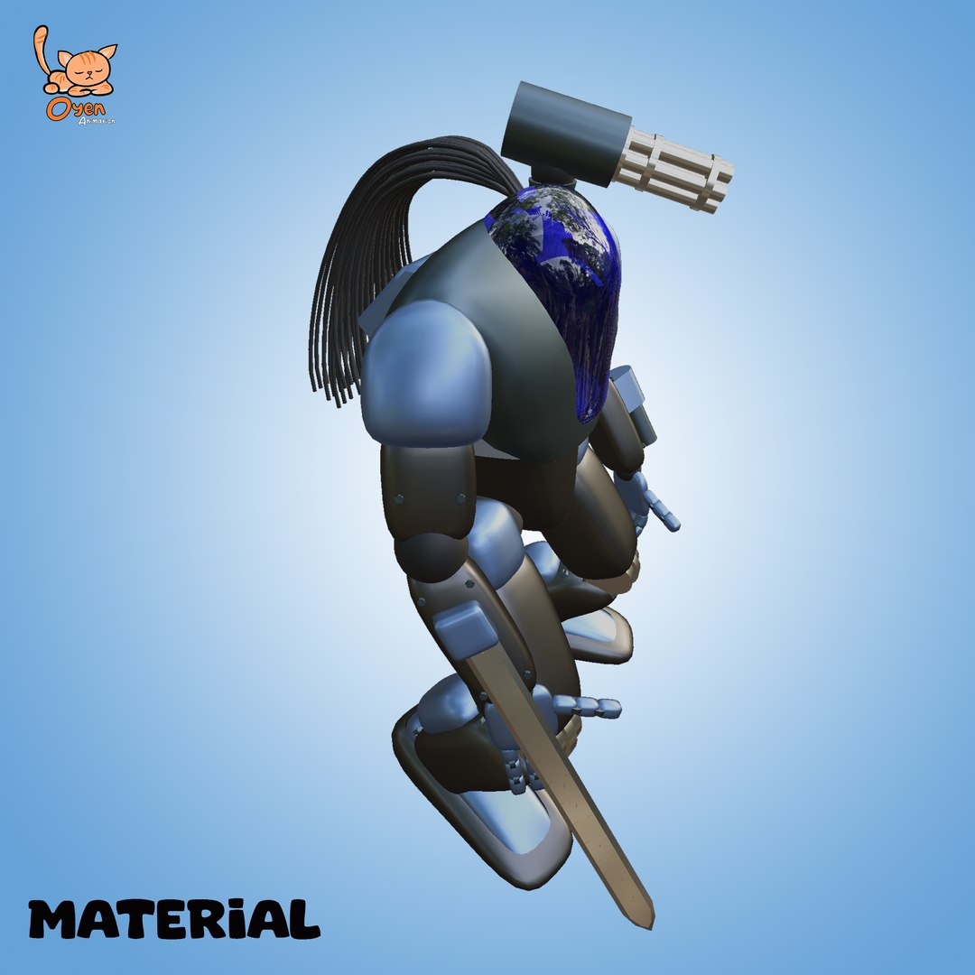 Cyraxz Mech Sync AI 001 First Generation Mechanic Robot 3D Model ...