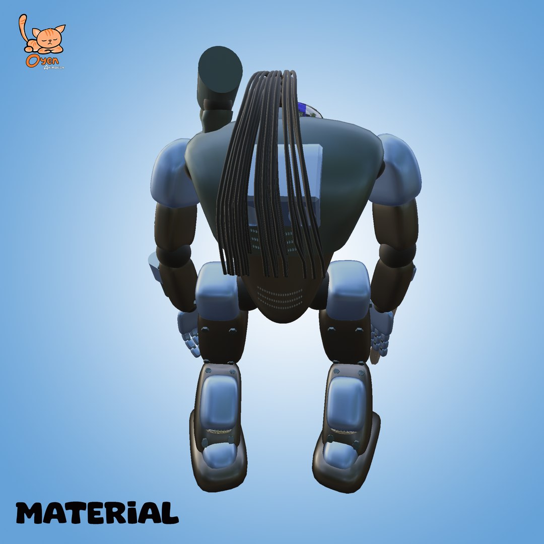 Cyraxz Mech Sync AI 001 First Generation Mechanic Robot 3D Model ...