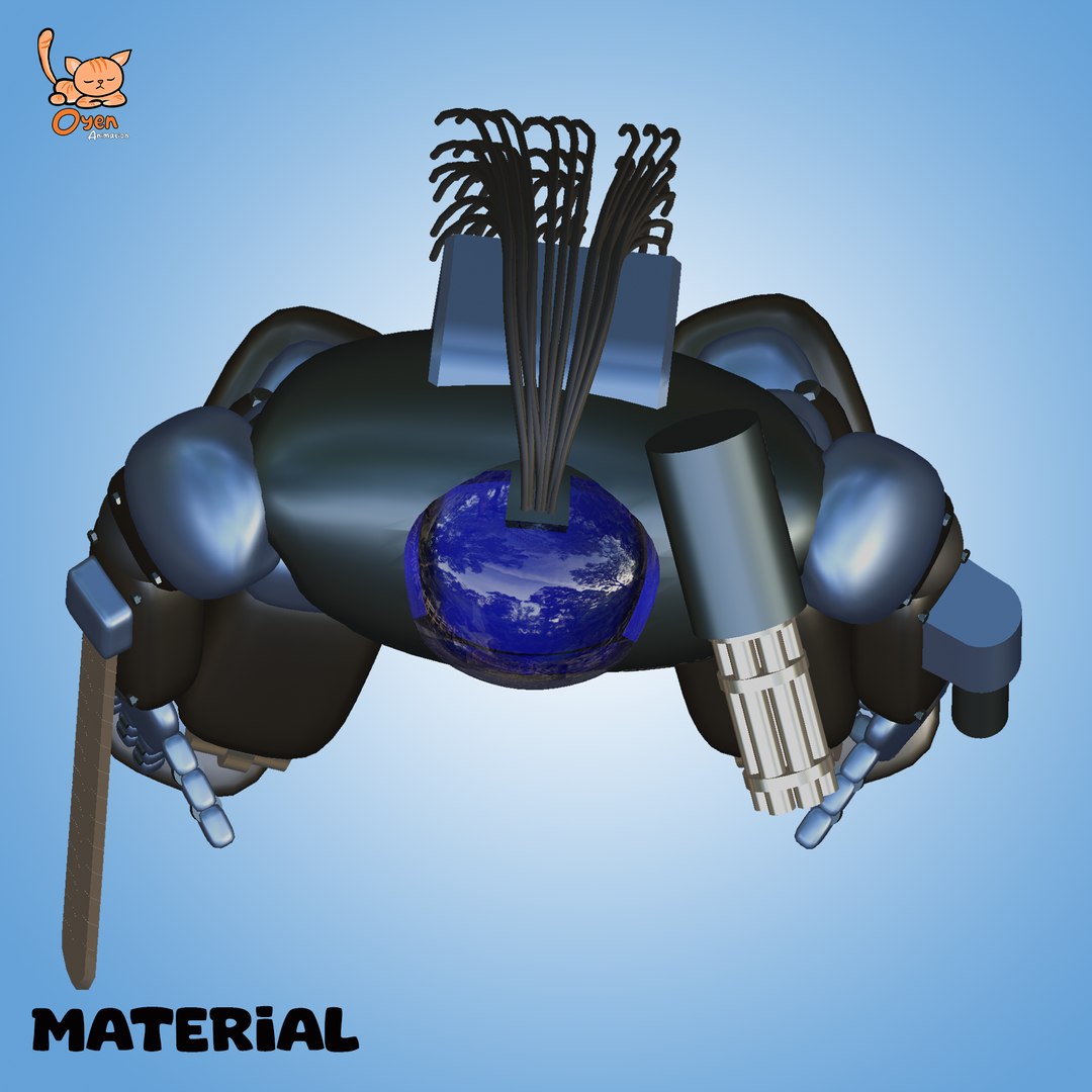 Cyraxz Mech Sync AI 001 First Generation Mechanic Robot 3D Model ...