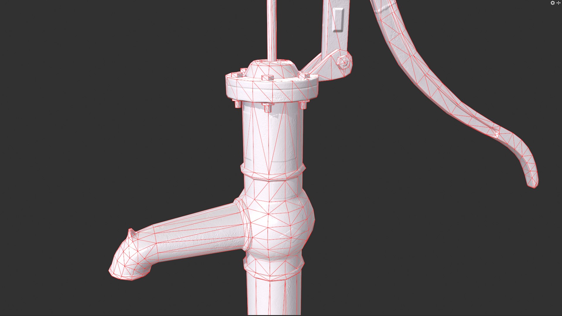 Hand Water Pump 3D - TurboSquid 1773466