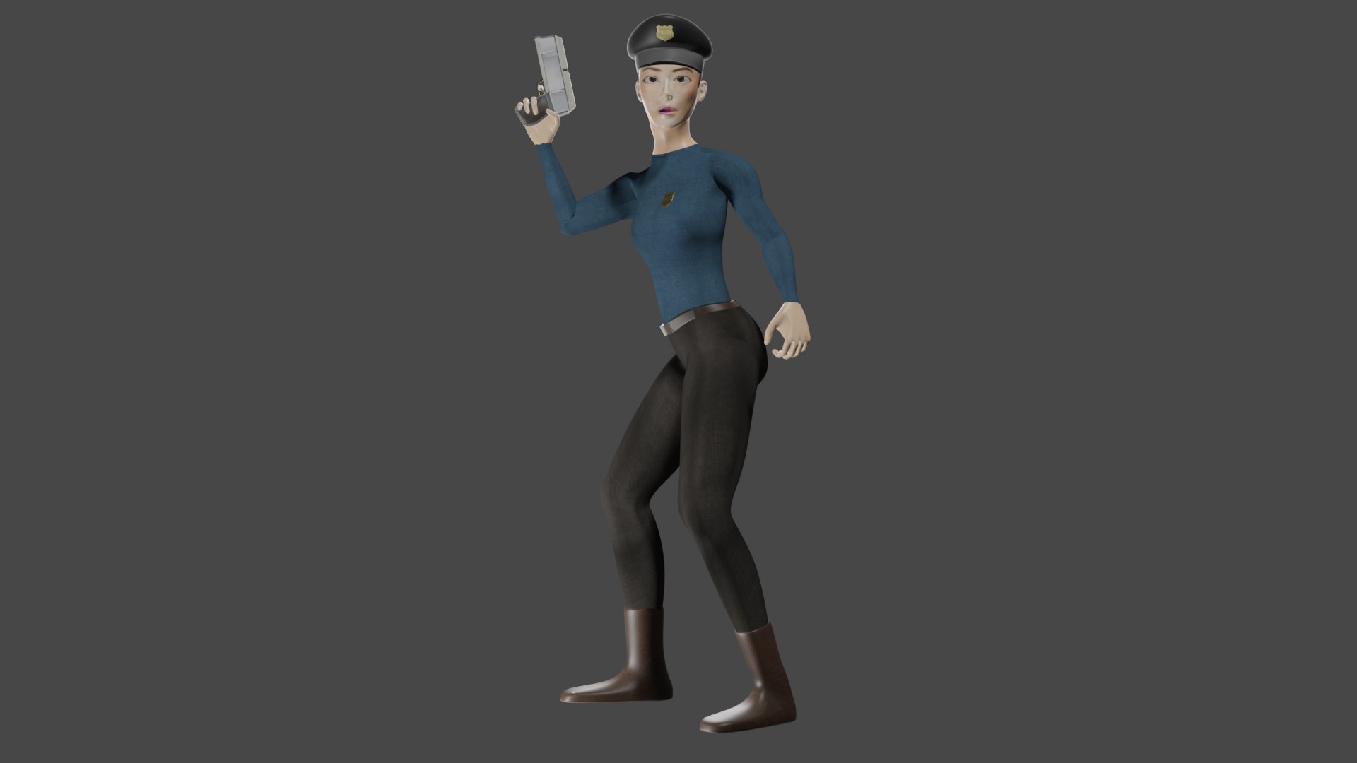 Free Female Cop 3D Model - TurboSquid 2163348