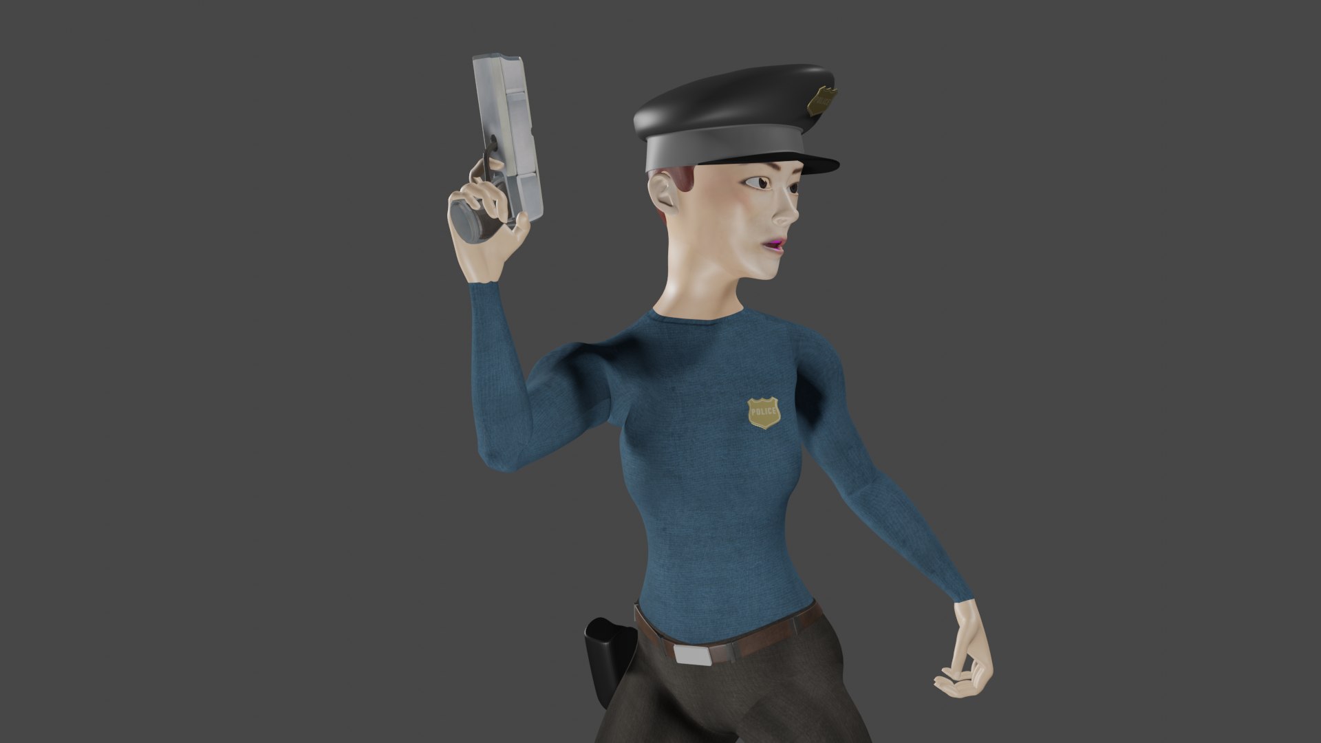 Free Female Cop 3D Model - TurboSquid 2163348