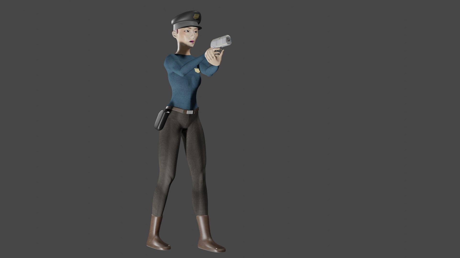 Free Female Cop 3D Model - TurboSquid 2163348