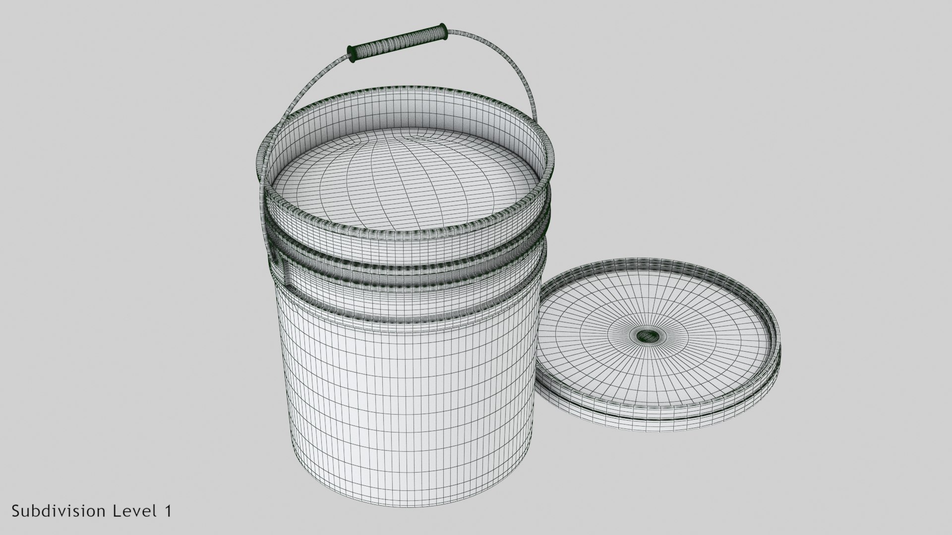 Green Bucket Water 3D Model - TurboSquid 1521155