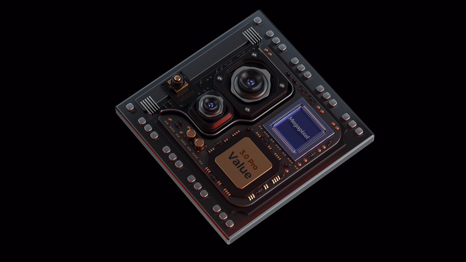 3D Mobile Phone Camera Internal Structure Chip Model Model - TurboSquid ...