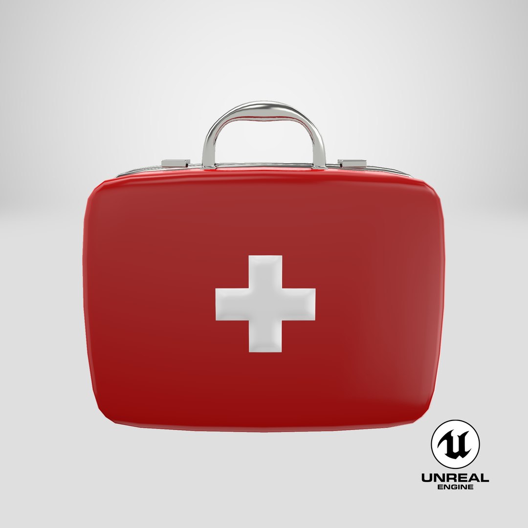 Aid kit model - TurboSquid 1224433