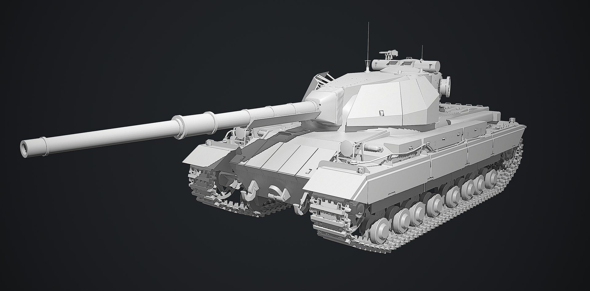 Tank British 3D Model - TurboSquid 1673235