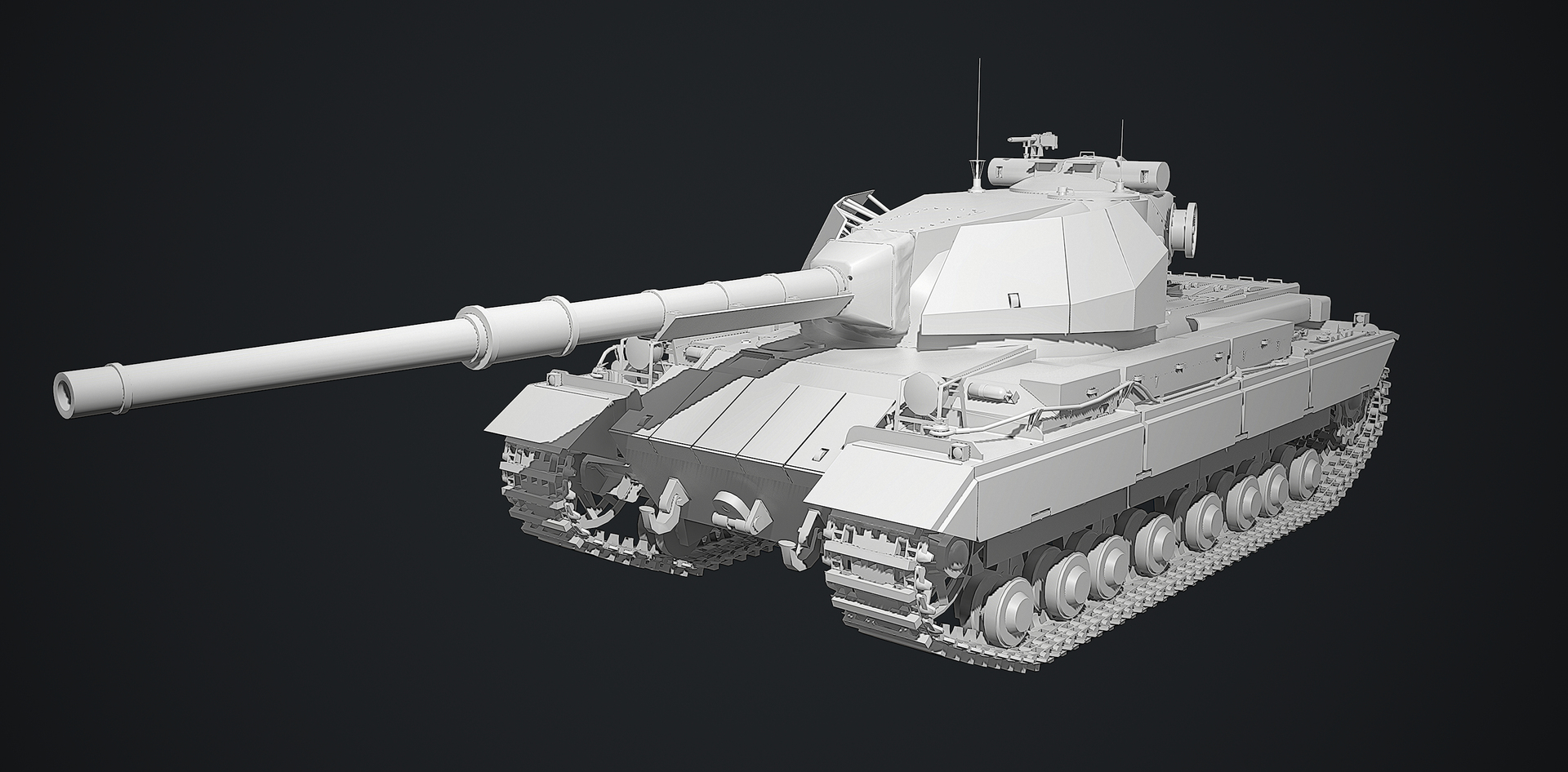 Super Conqueror British Heavy Tank Modelo 3D - TurboSquid 1673235