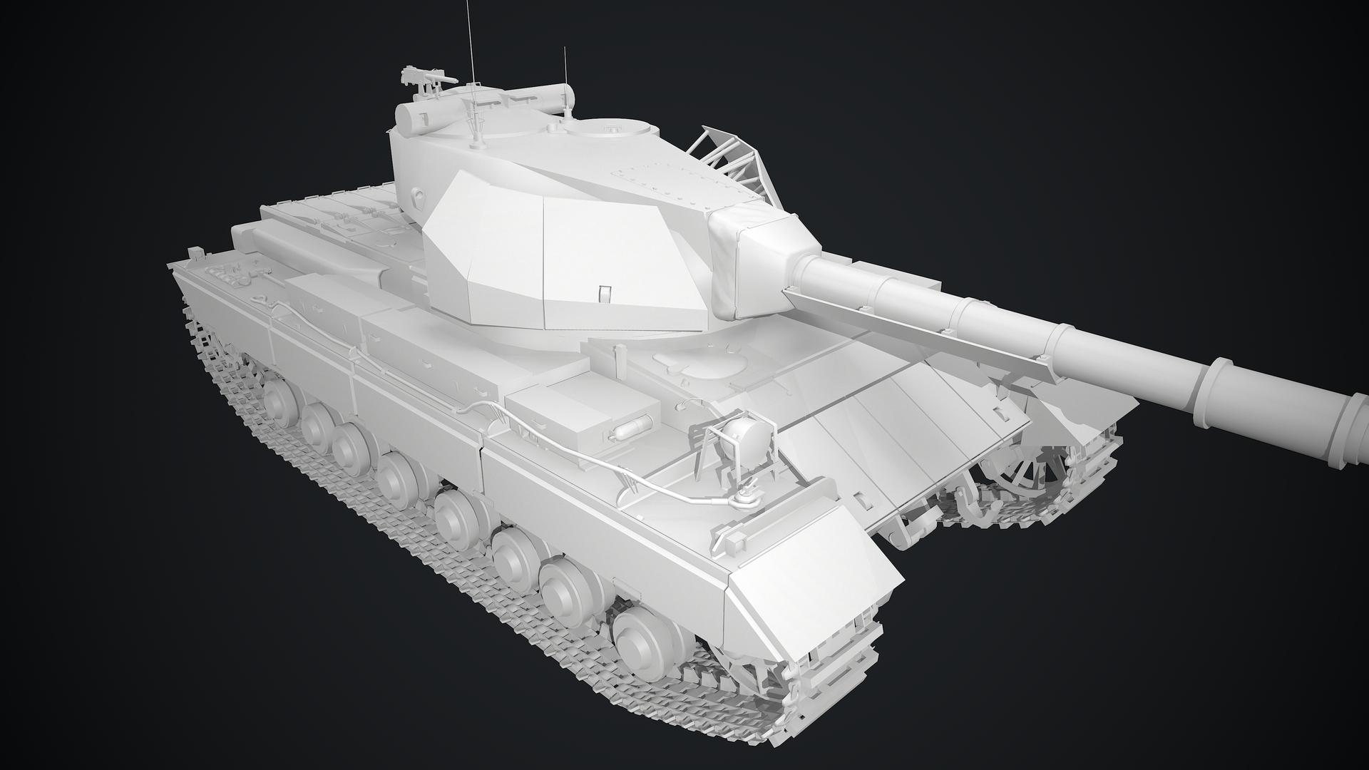 Super Conqueror British Heavy Tank Modelo 3D - TurboSquid 1673235
