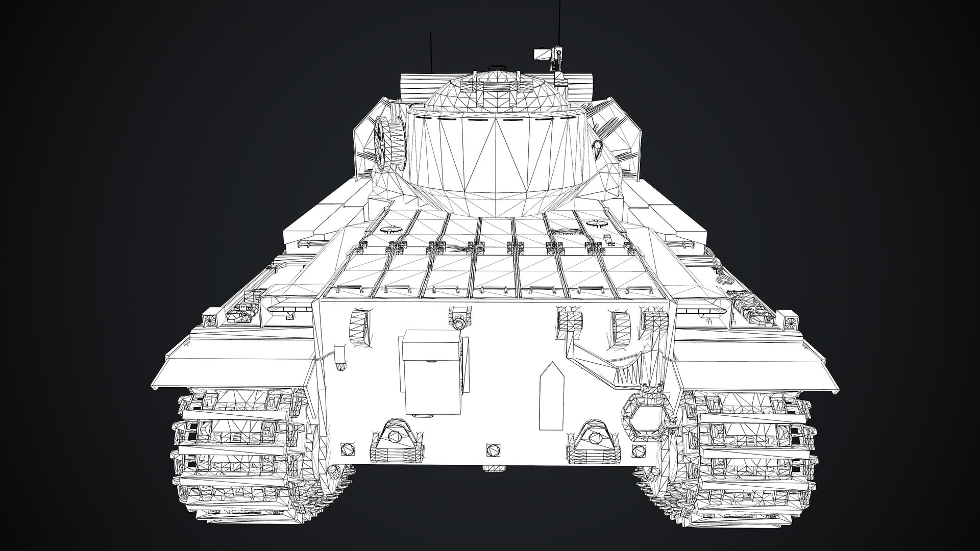 Tank British 3D Model - TurboSquid 1673235
