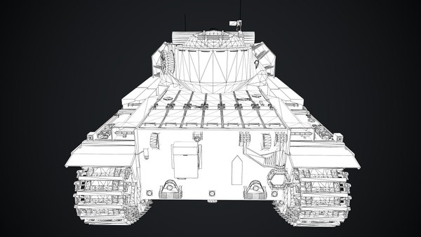 Tank british 3D model - TurboSquid 1673235