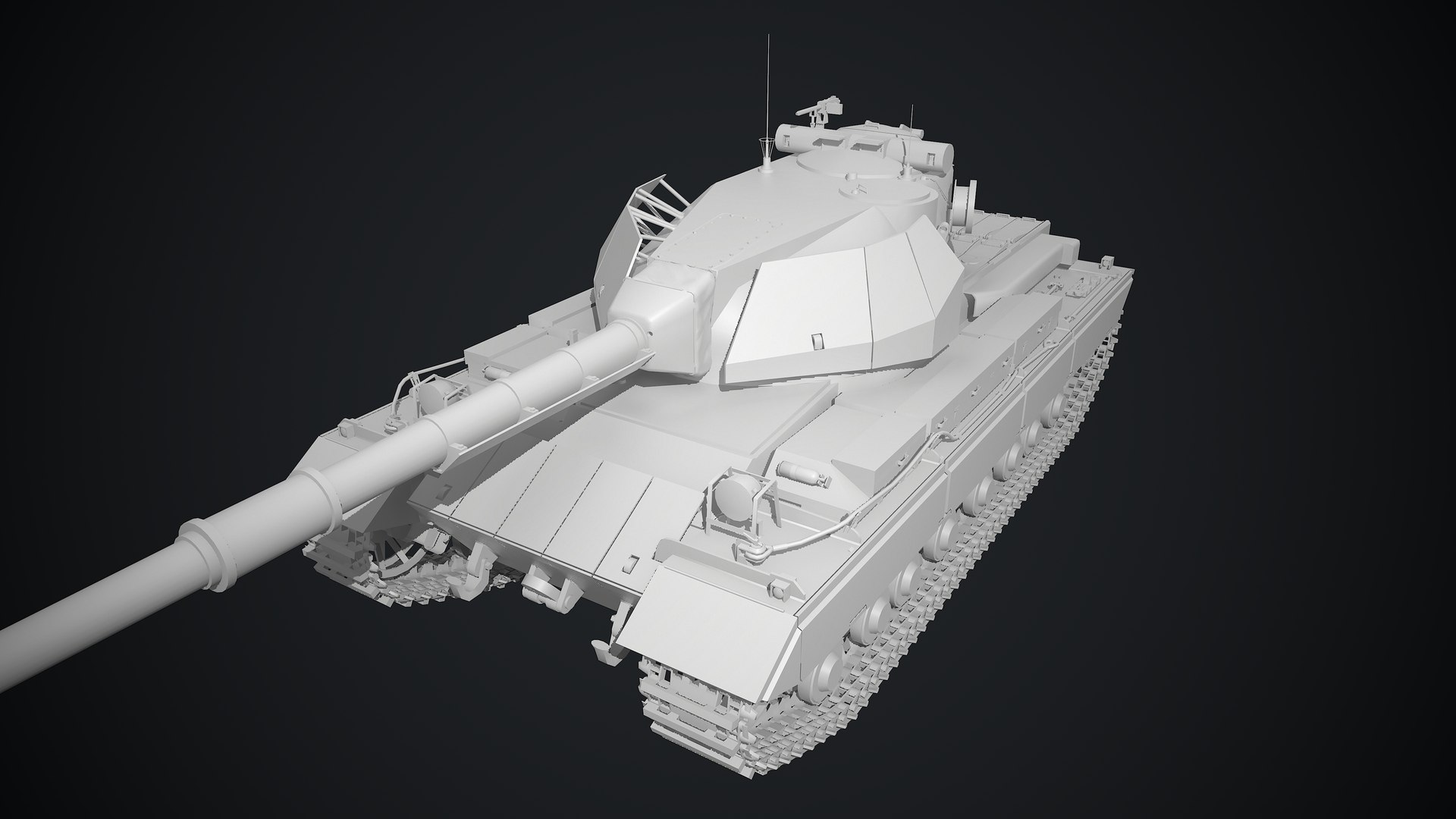 Tank British 3D Model - TurboSquid 1673235