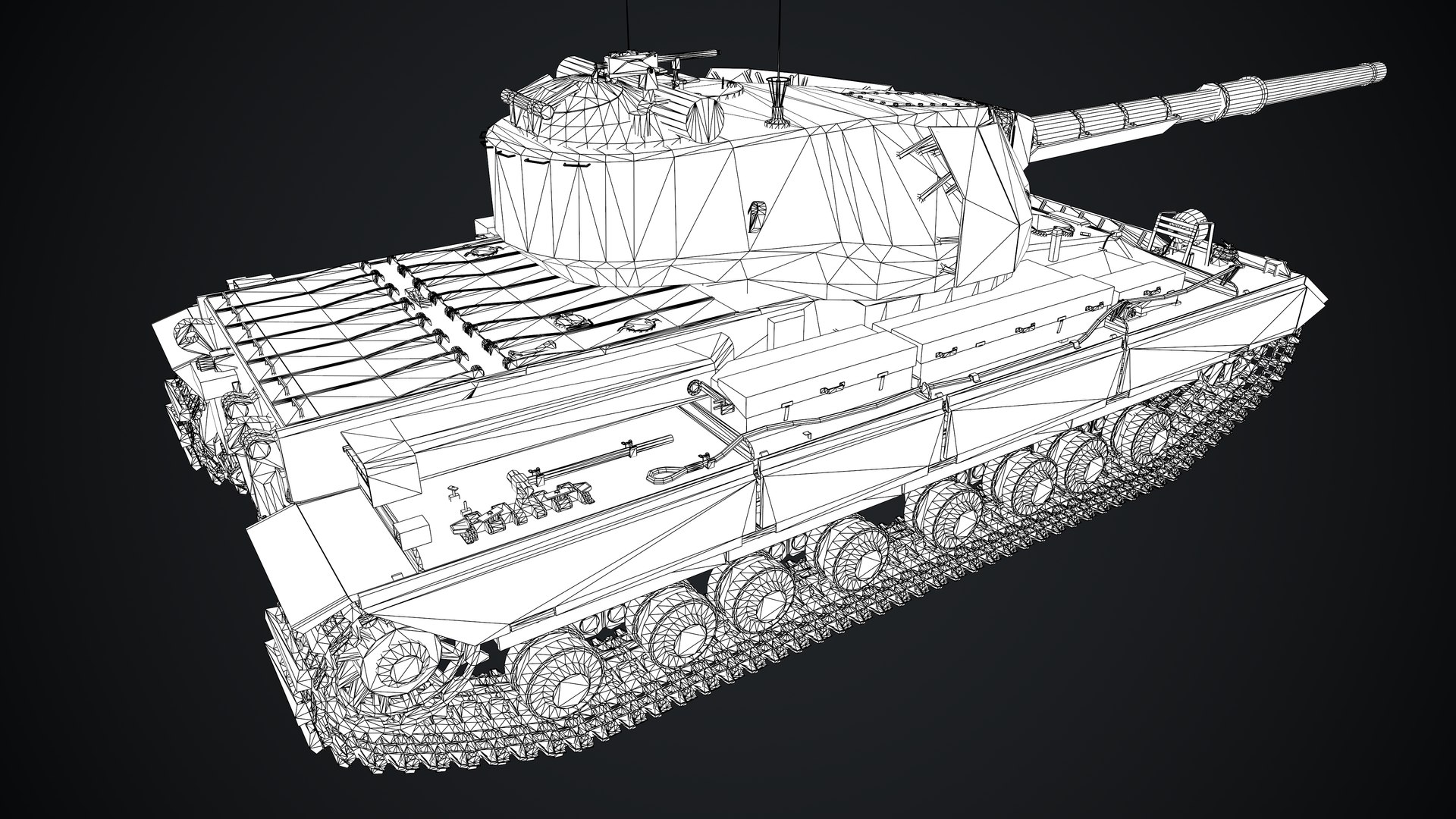 Tank British 3D Model - TurboSquid 1673235