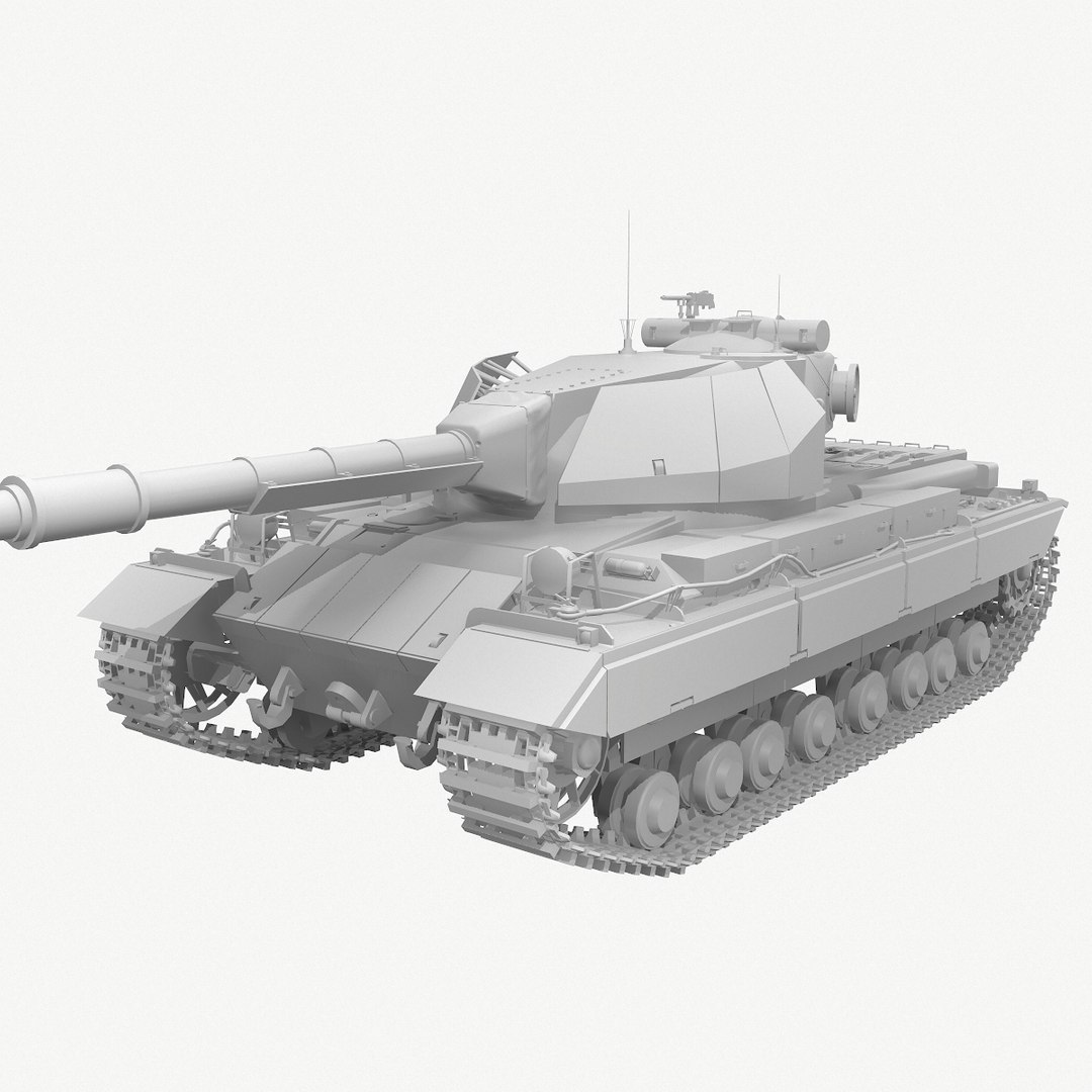 Tank British 3D Model - TurboSquid 1673235