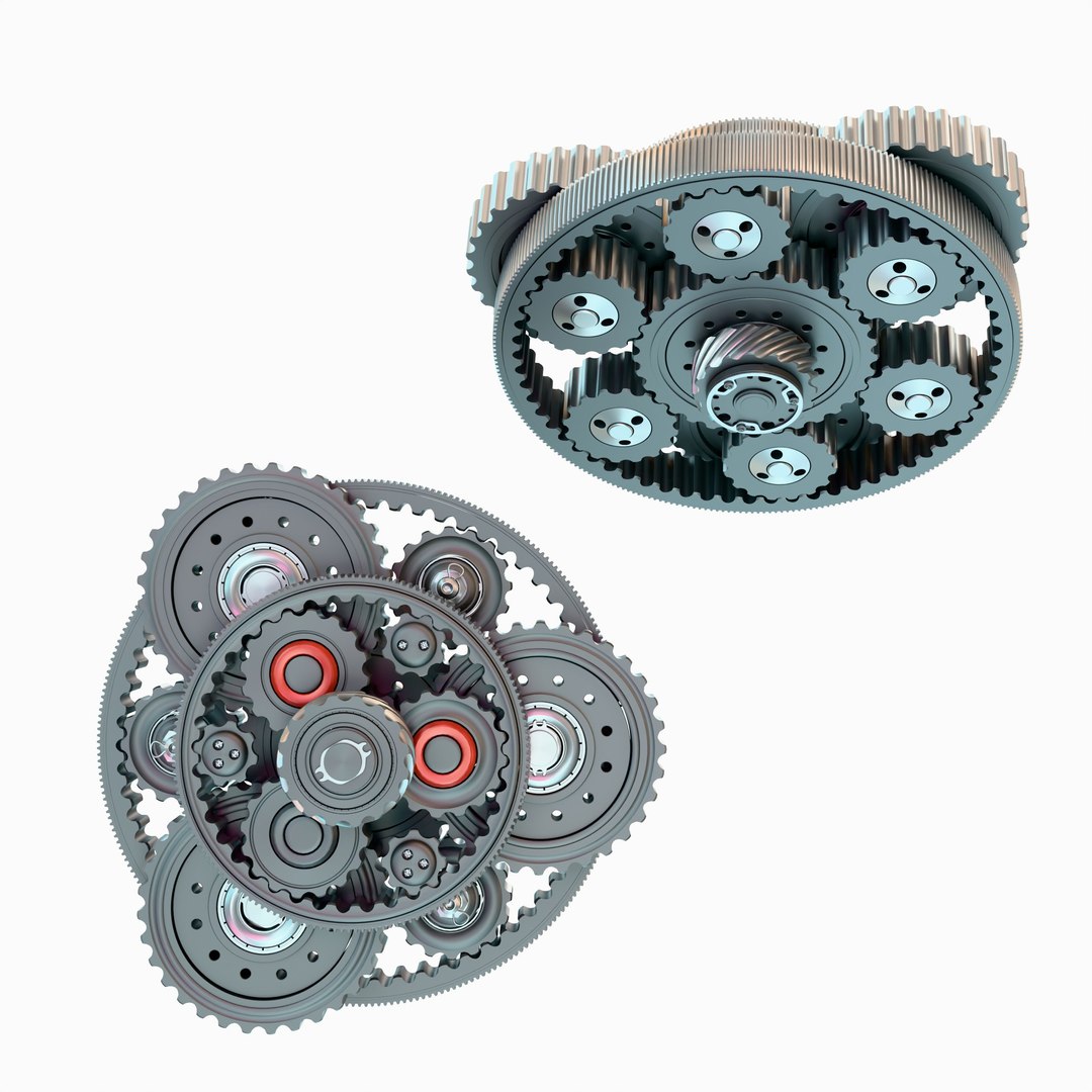 Gears Transmission 3D Model - TurboSquid 2307331