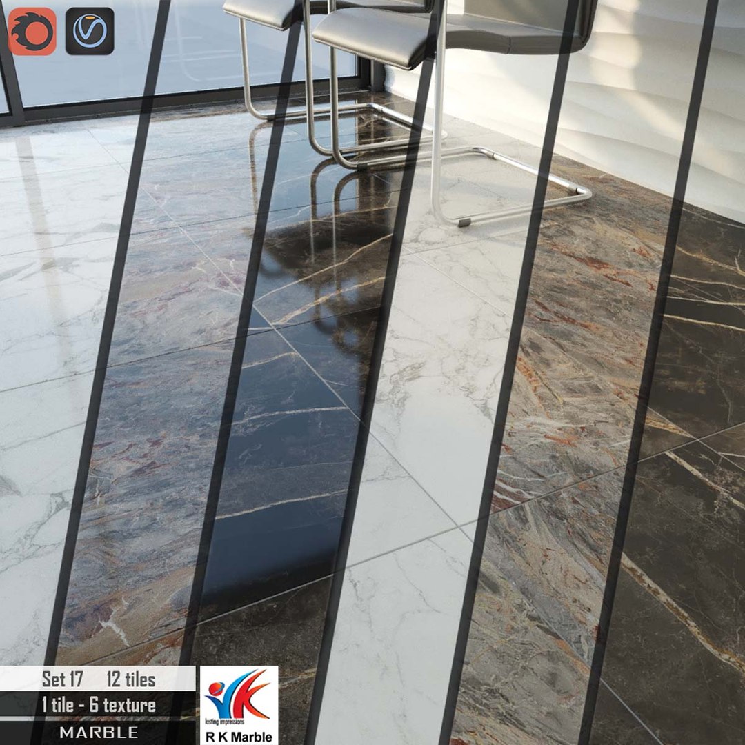 Tile R K Marble 3D - TurboSquid 1257927