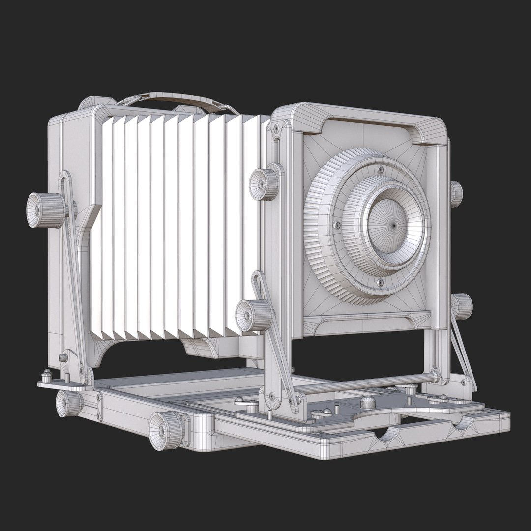 3D Old Antique Camera Model - TurboSquid 1416299