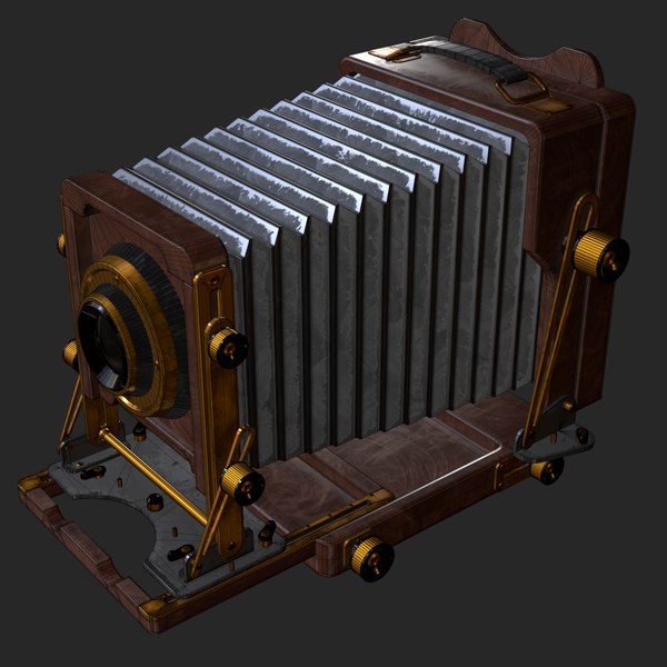 3D old antique camera model - TurboSquid 1416299