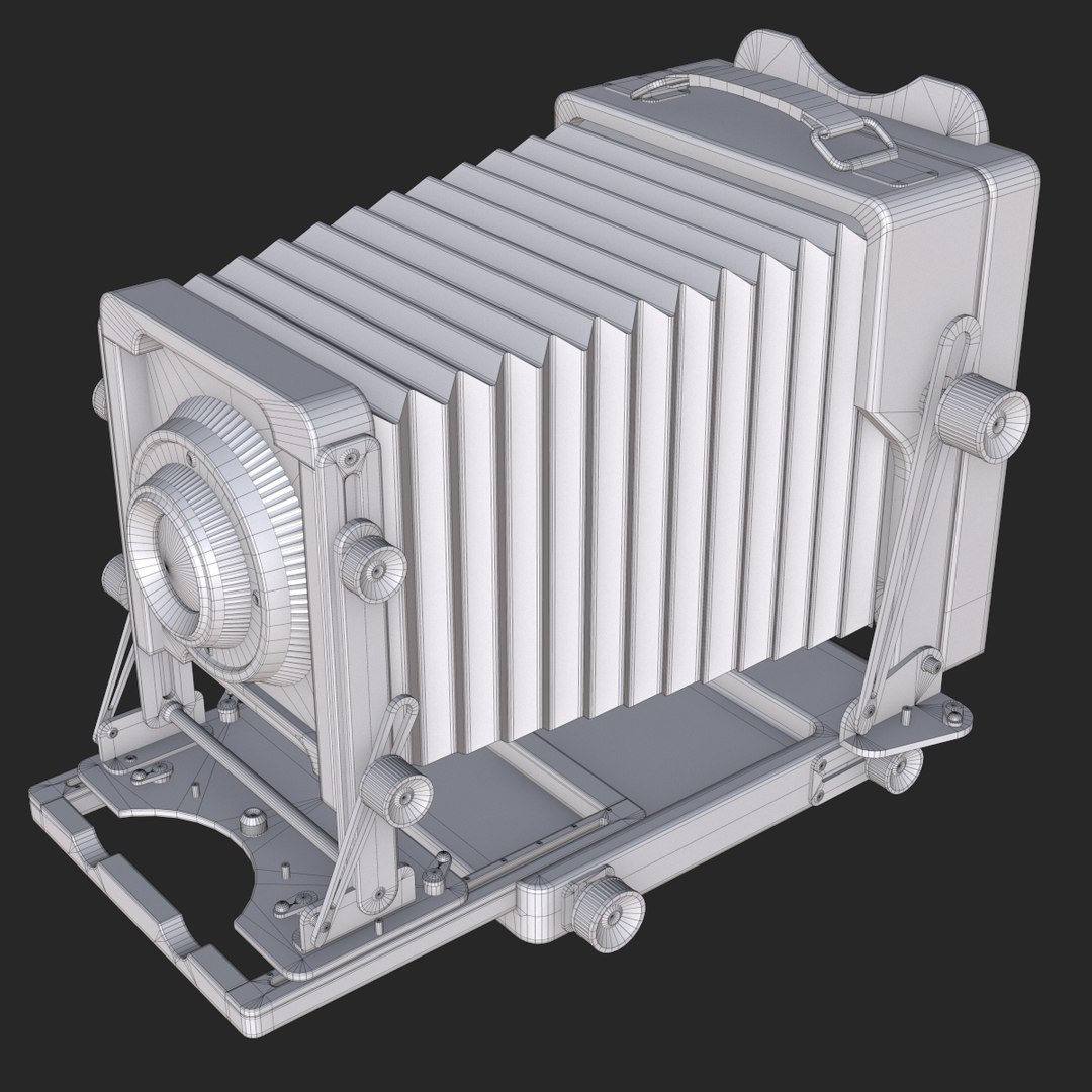 3D Old Antique Camera Model - TurboSquid 1416299