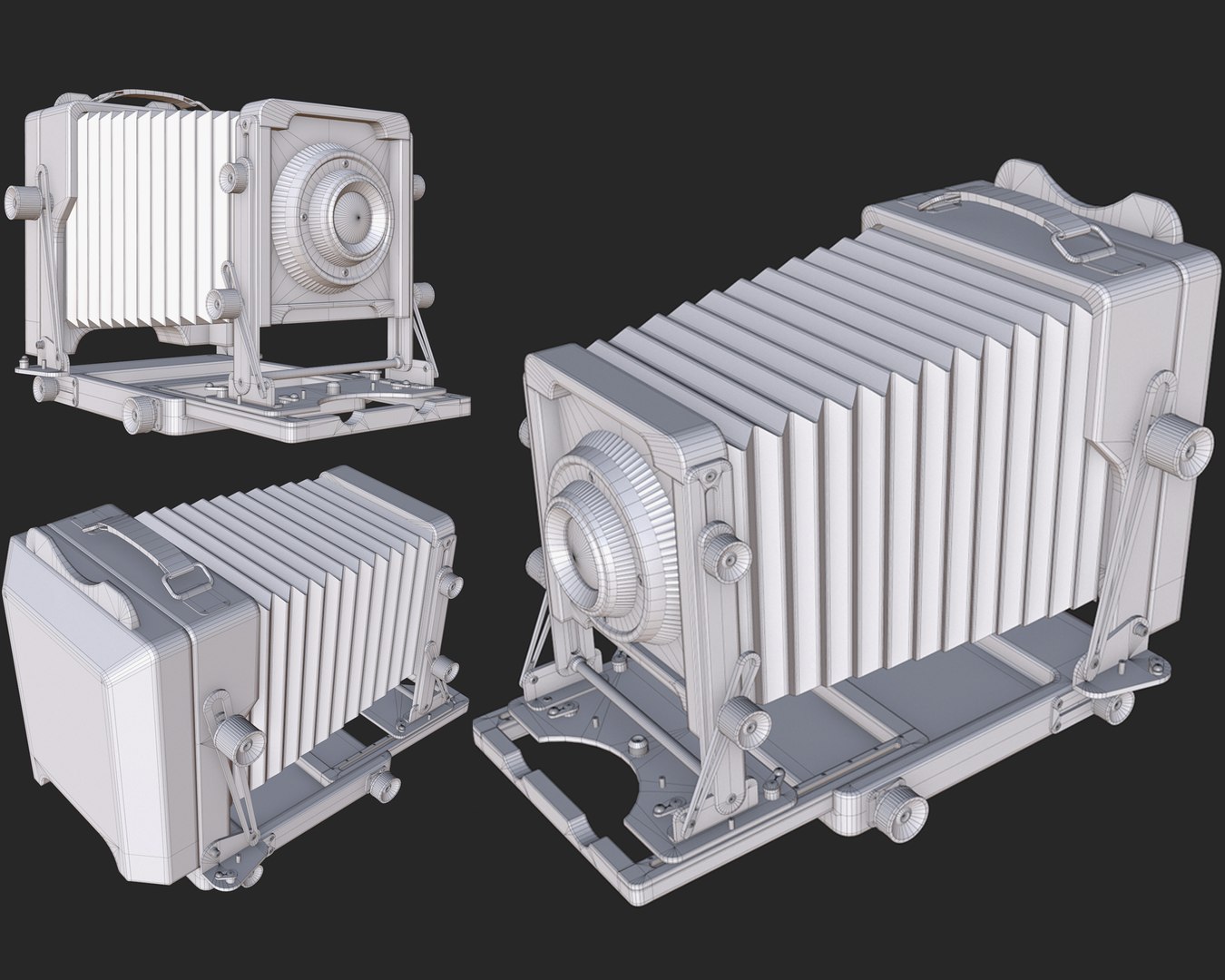 3D Old Antique Camera Model - TurboSquid 1416299