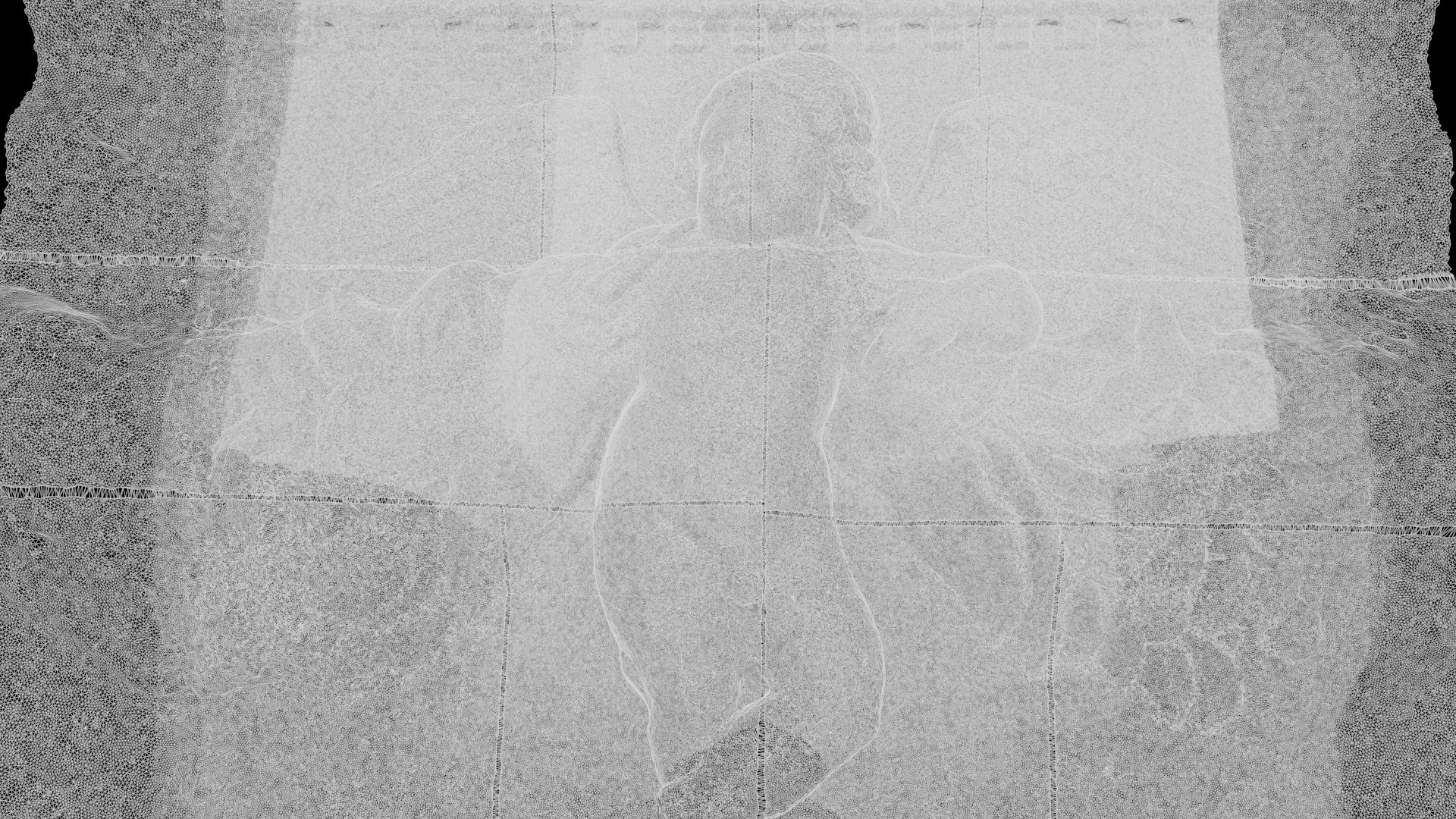 3D architectural elements angel with wings 3D model - TurboSquid 2058379