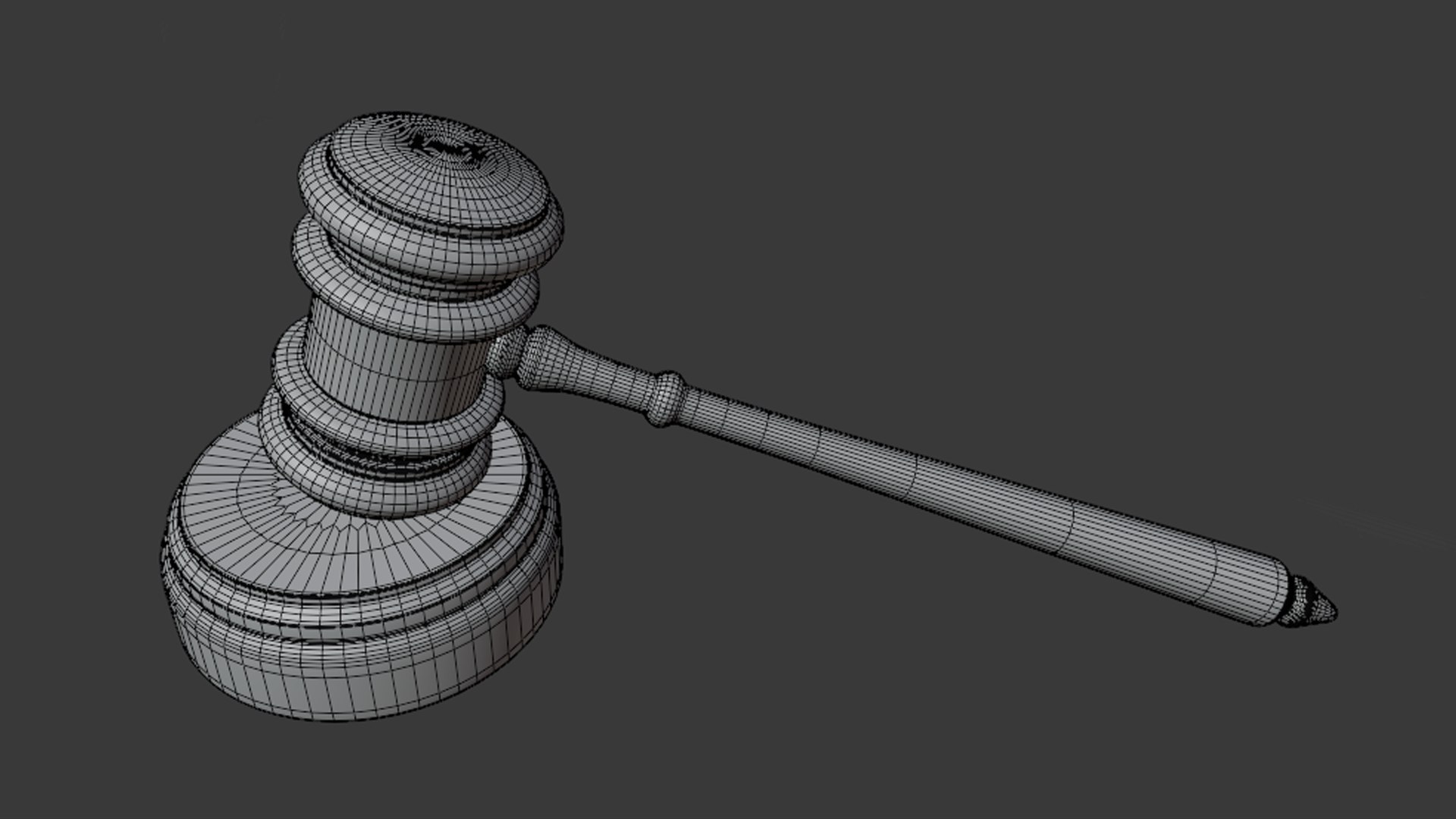3D Gavel Model - TurboSquid 1690265