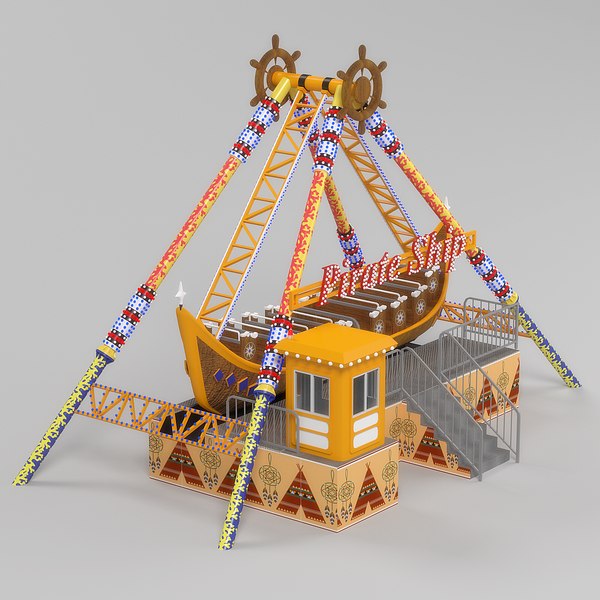 3d circus tent model