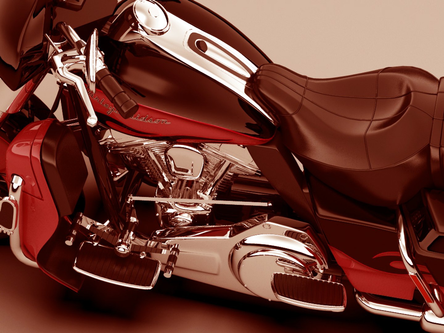 Harley Davidson Electra 3d Max