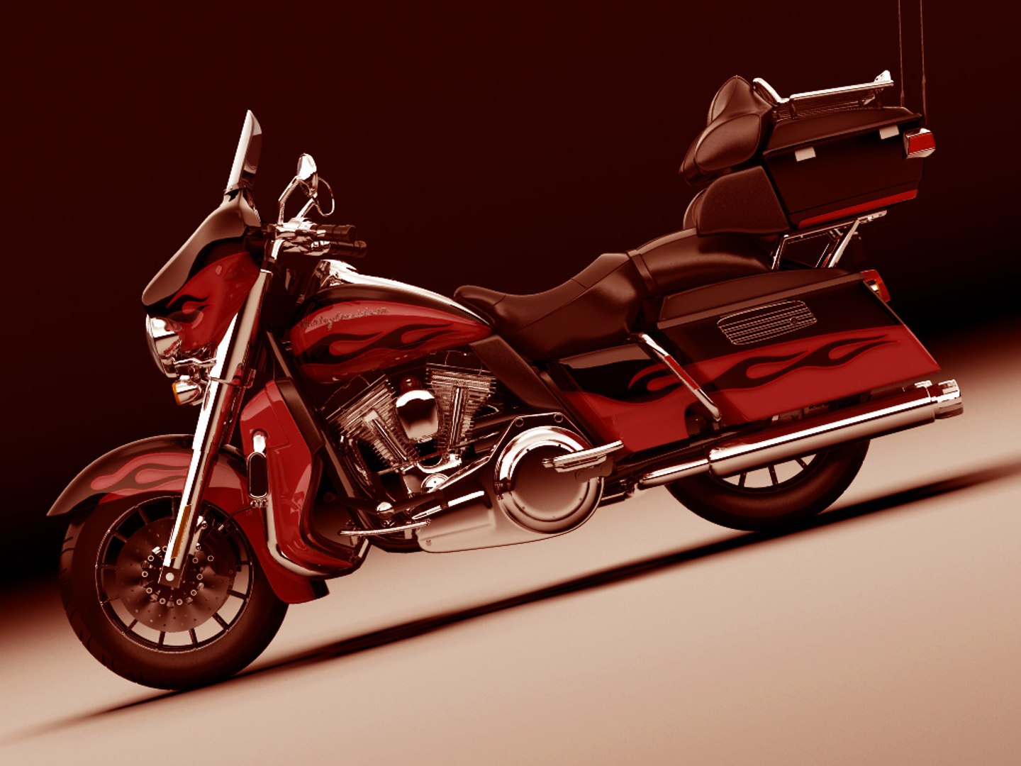 Harley Davidson Electra 3d Max