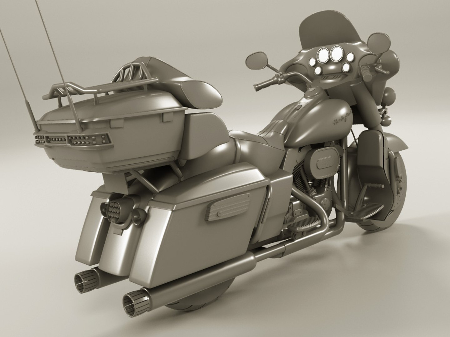 Harley Davidson Electra 3d Max
