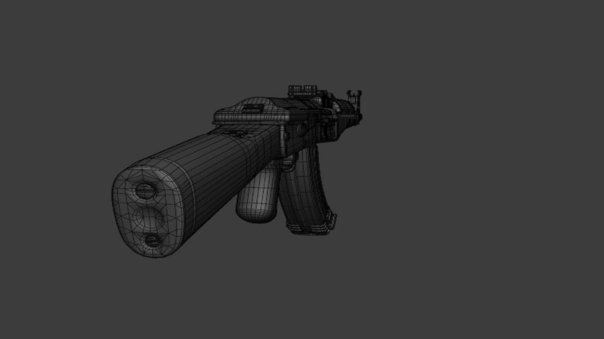 Assault Rifle AK-47 - Asset Weapon 3D Model - TurboSquid 2011089