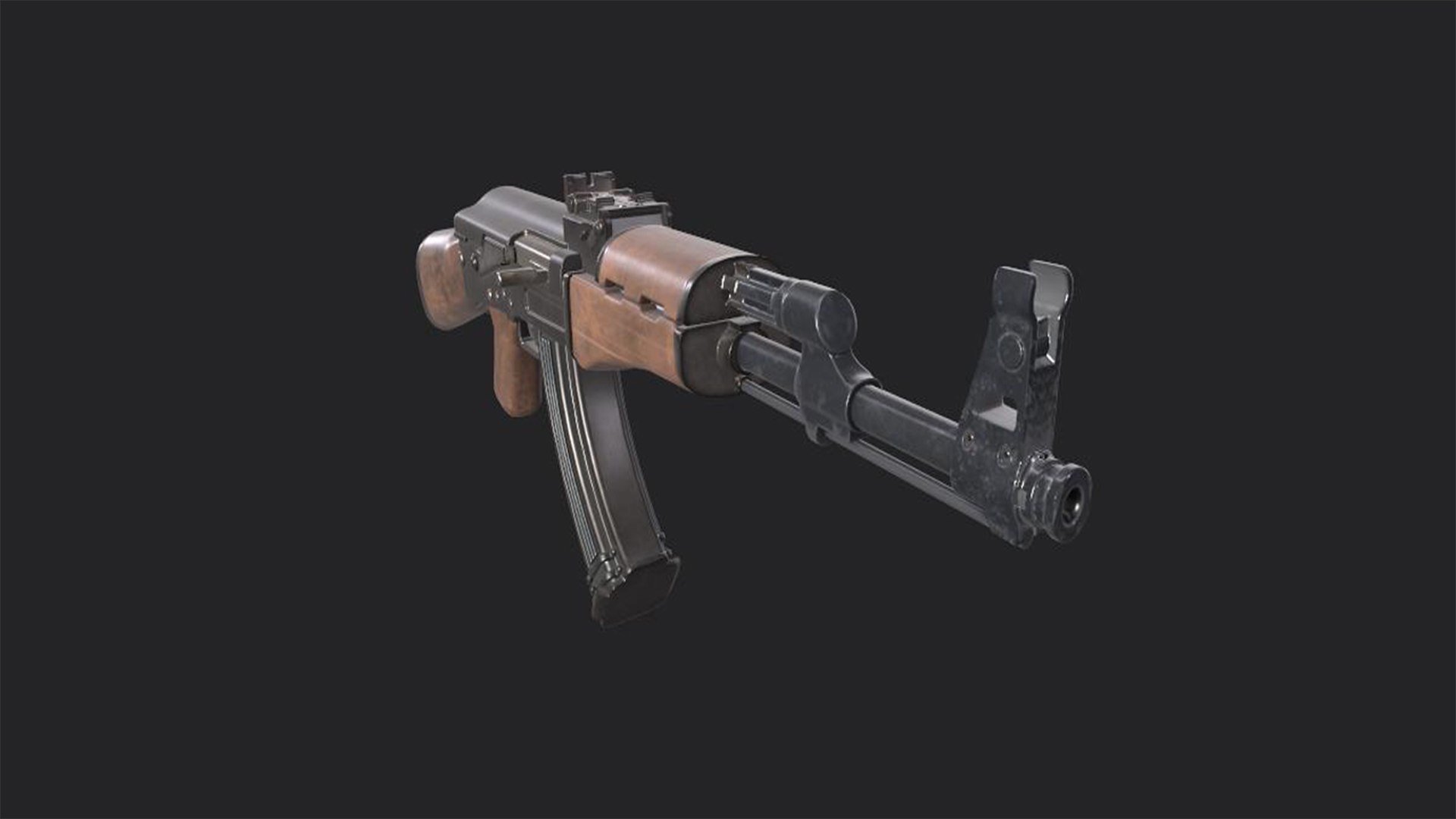 Assault Rifle AK-47 - Asset Weapon 3D Model - TurboSquid 2011089