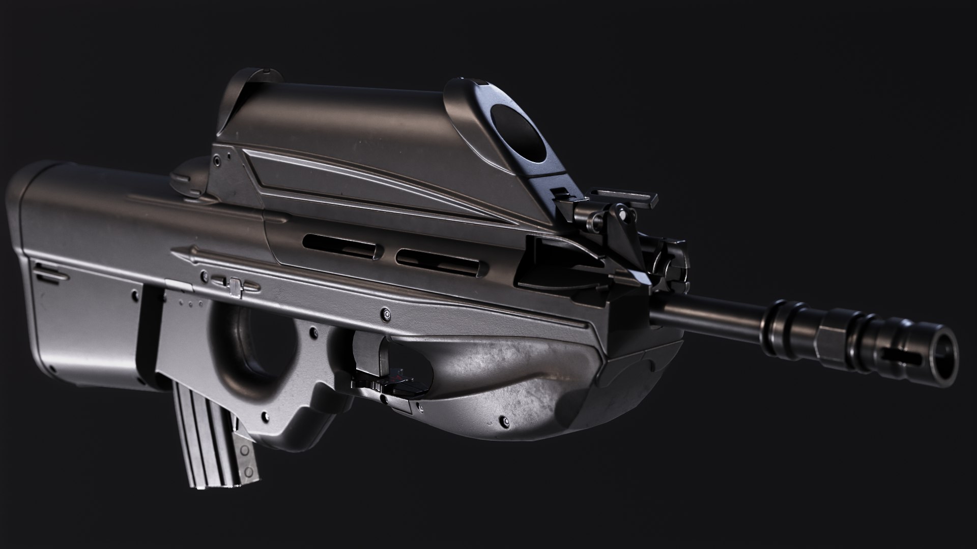 FN F2000 Assault Rifle 3D Model - TurboSquid 2140094