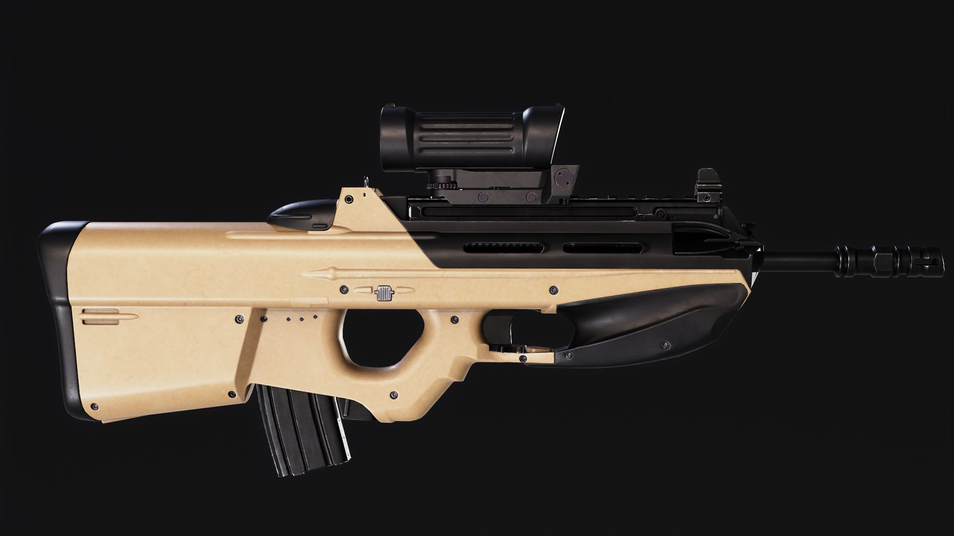 FN F2000 Assault Rifle 3D Model - TurboSquid 2140094