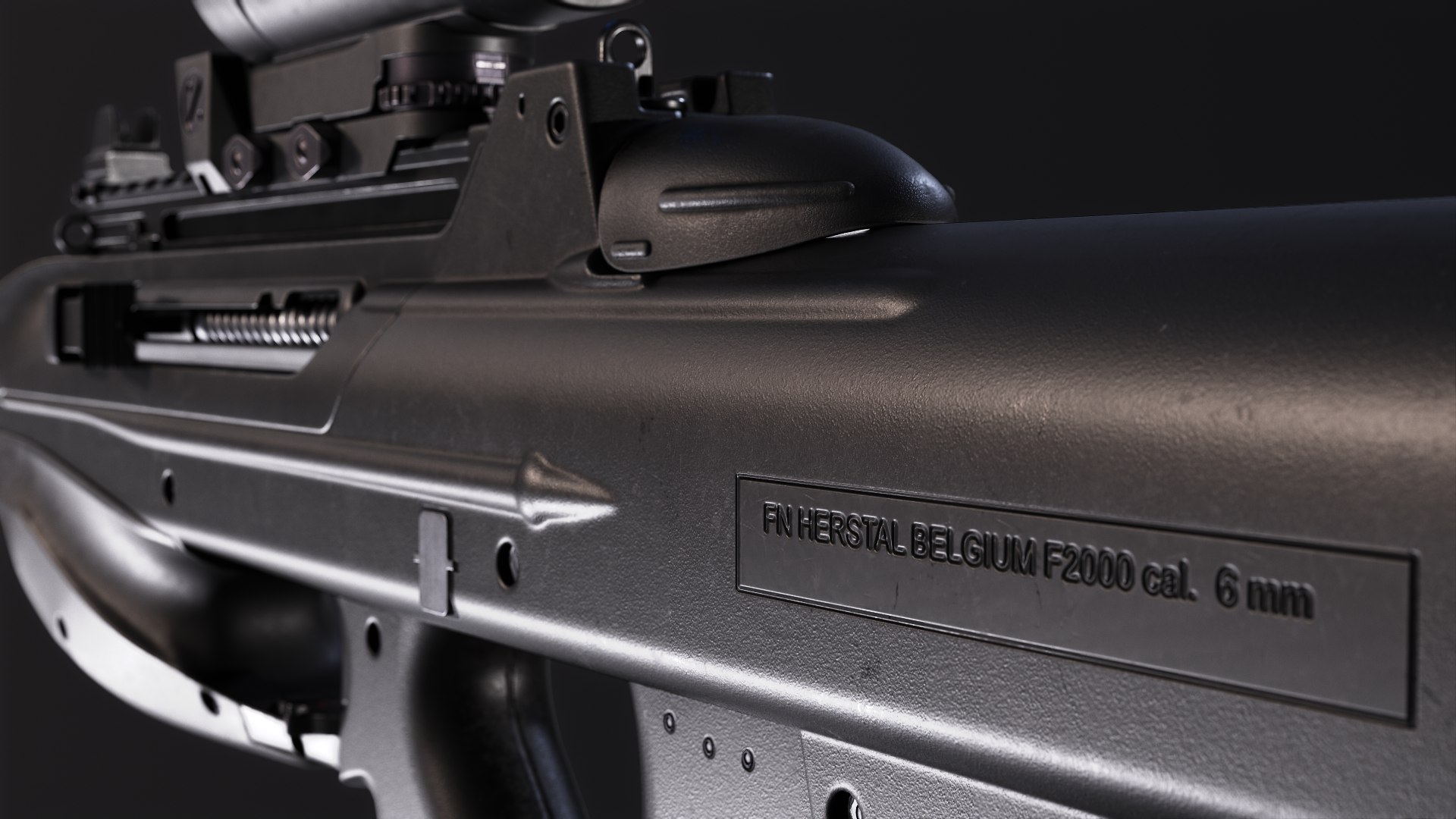 FN F2000 Assault Rifle 3D Model - TurboSquid 2140094