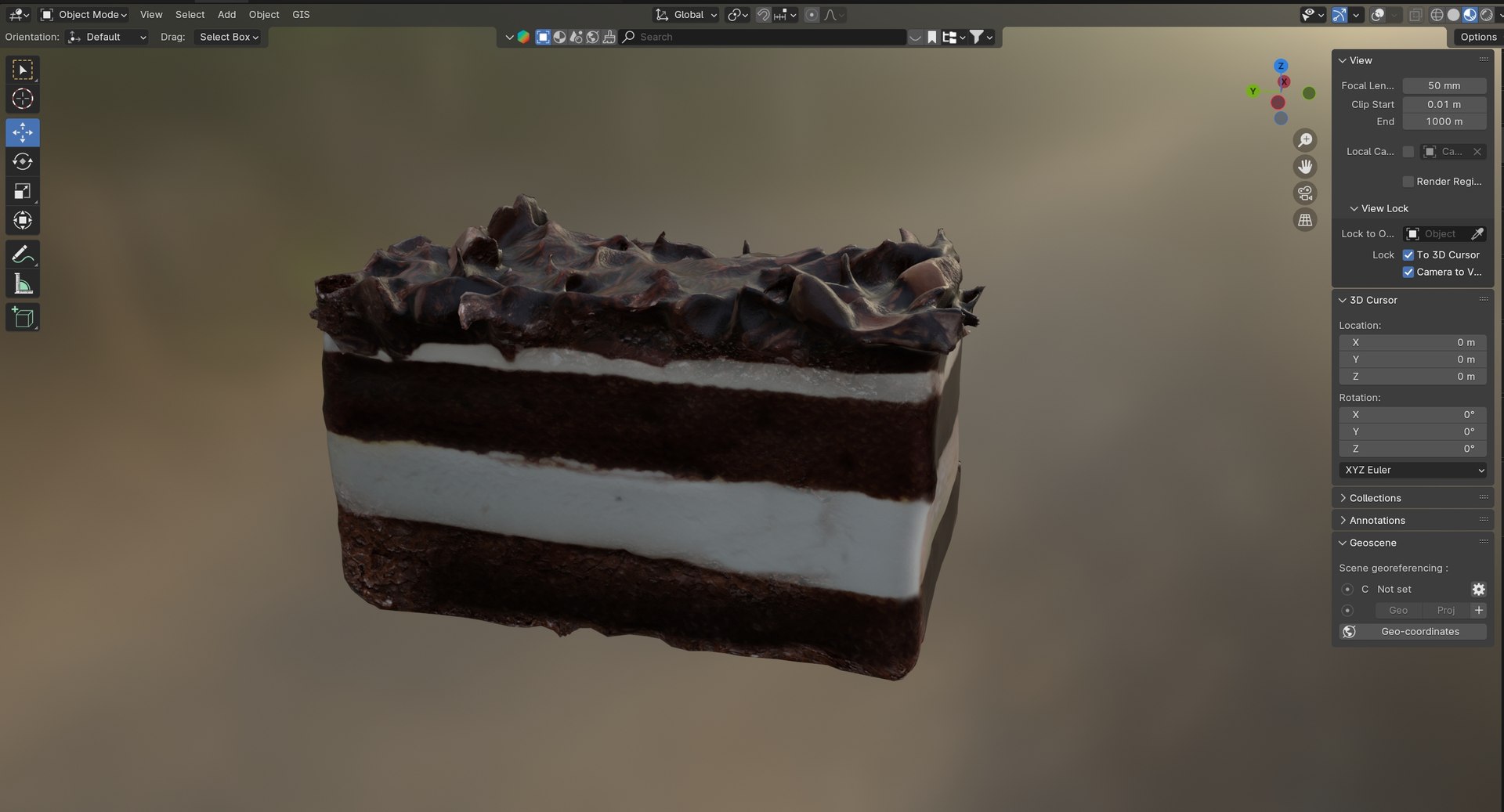 3D Model Pastry 3 - TurboSquid 2378585