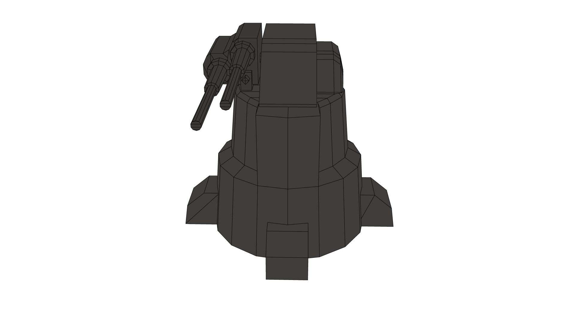 Laser Turret 3D Model - TurboSquid 1453374
