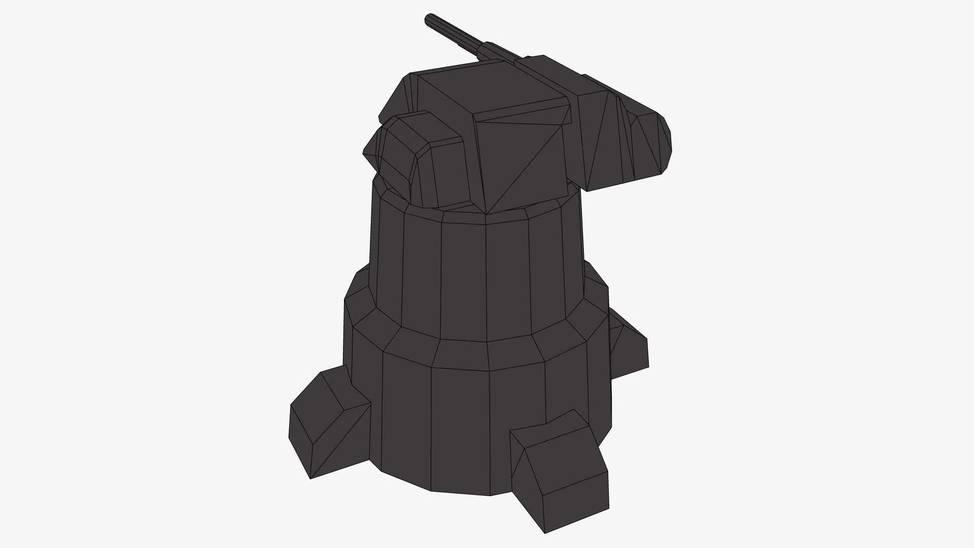 Laser Turret 3D Model - TurboSquid 1453374